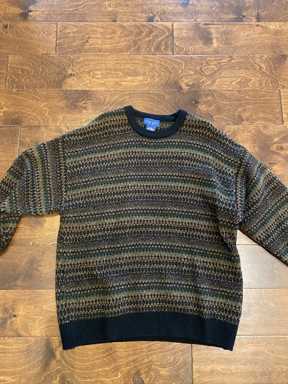 Vintage Vintage 90's TownCraft Pattern Knit Sweater | Grailed