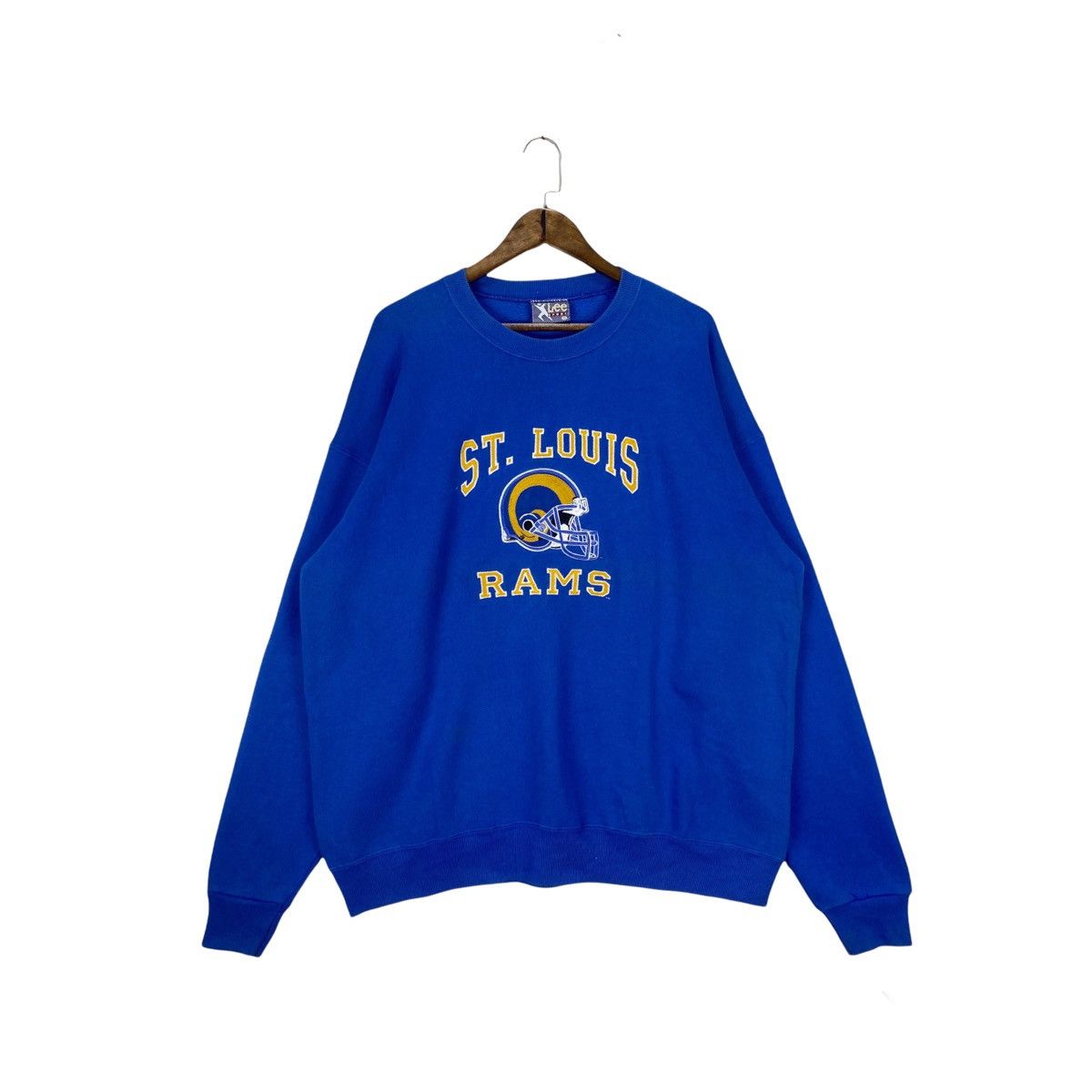 Lee × NFL × Vintage Vintage 90s St. Louis Rams Sweatshirt Embroidery ...