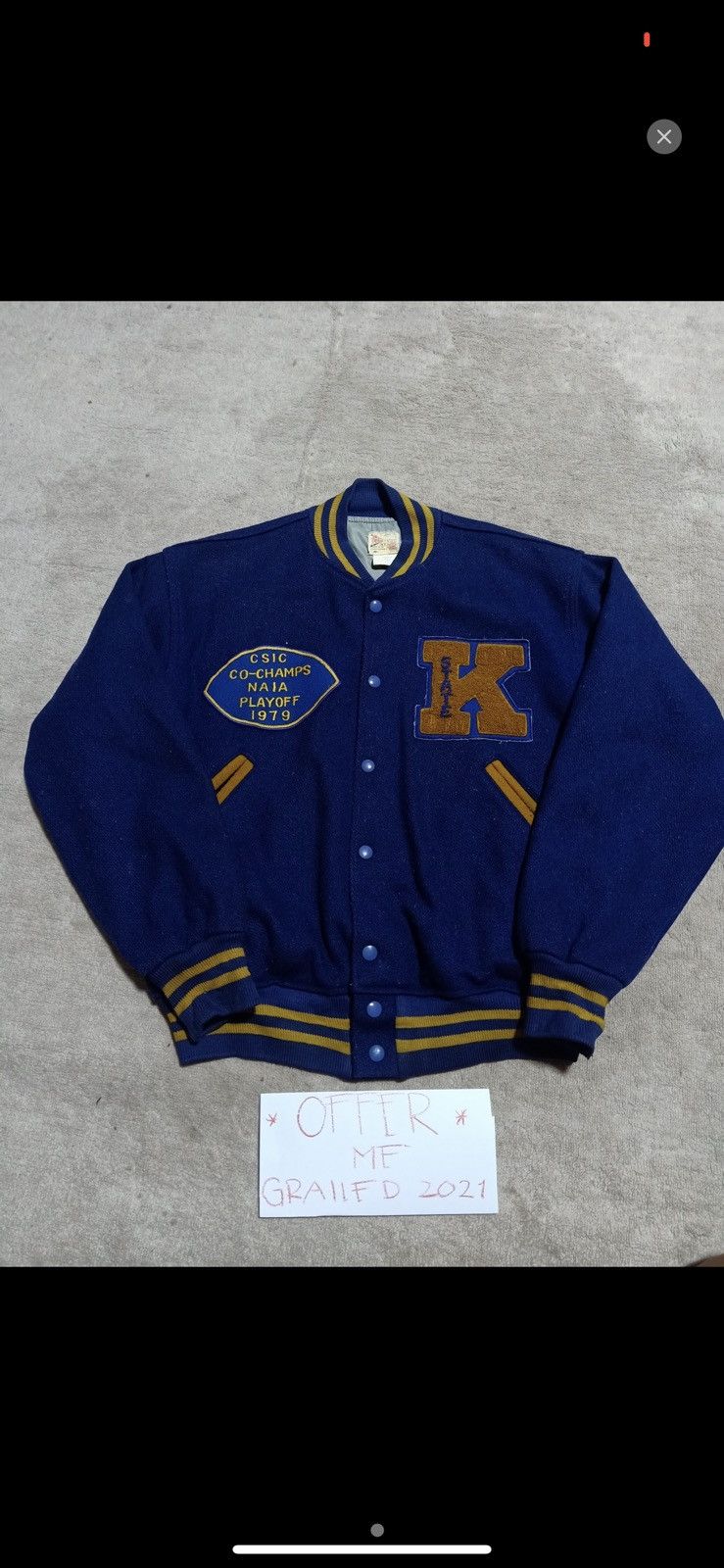 Vintage Vintage 70s Big Letter K Varsity Jacket | Grailed