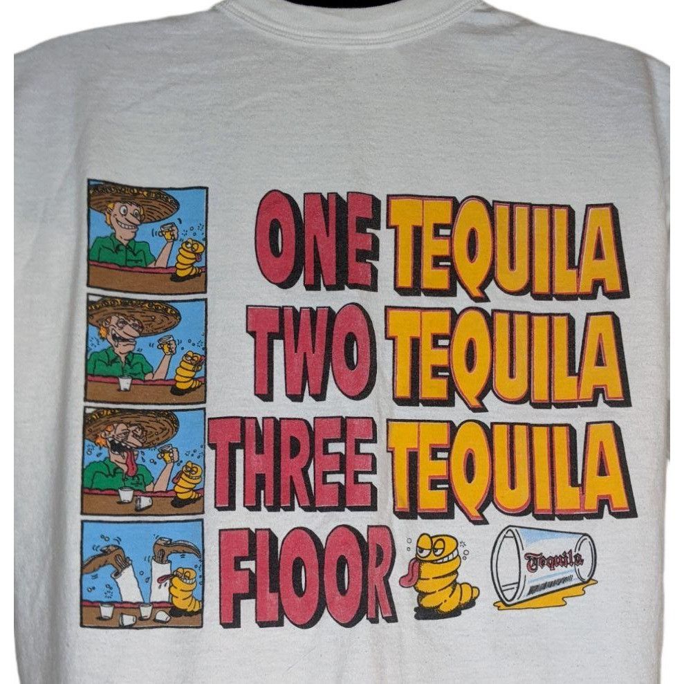 Other One Two Three Tequila Floor T-Shirt Drunk Party XL | Grailed