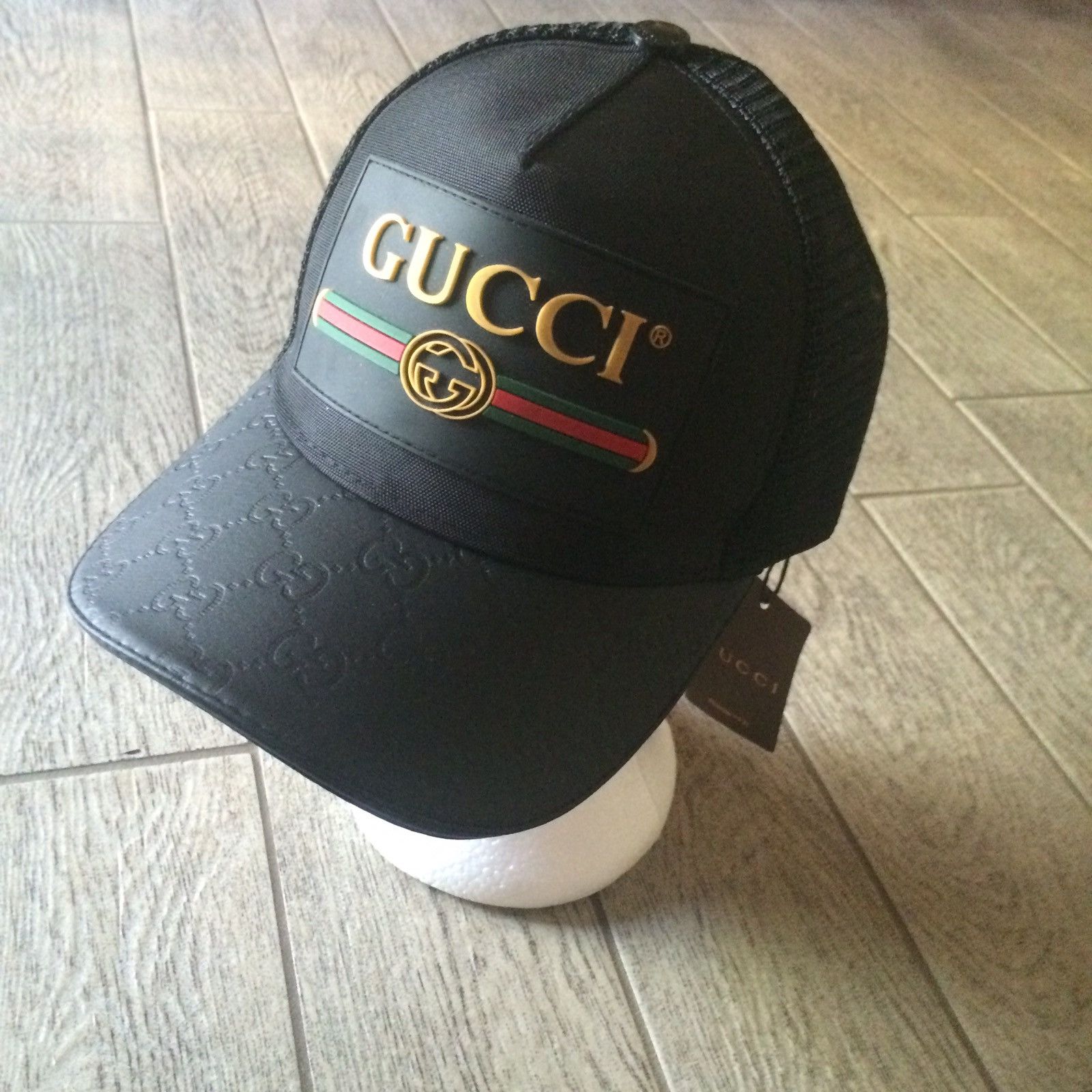 Gucci Brand New With Tags Gucci Mesh Back SnapBack Hat | Grailed