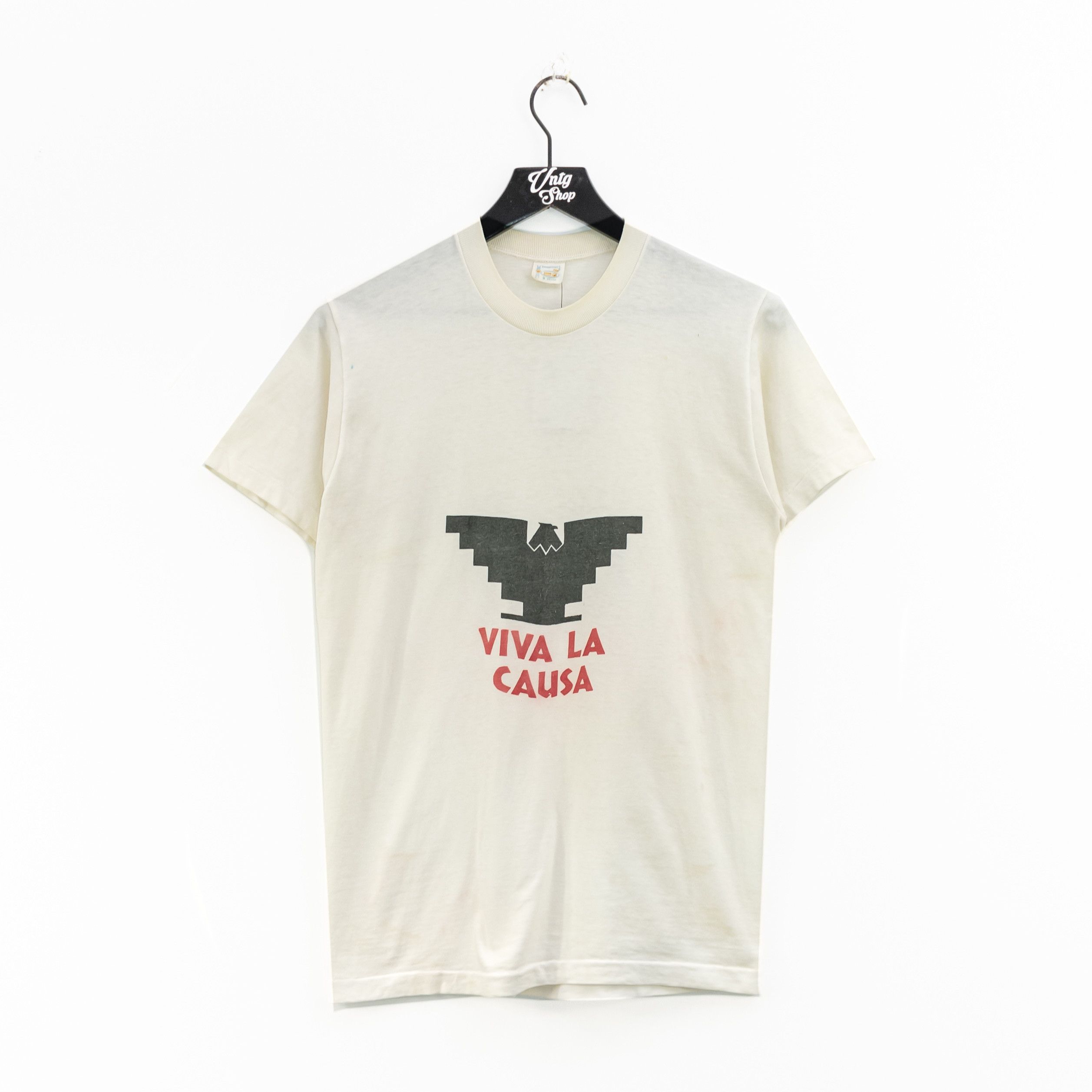 Art × Rare × Vintage Vintage 70s Cesar Chavez Viva La Causa T-Shirt ...