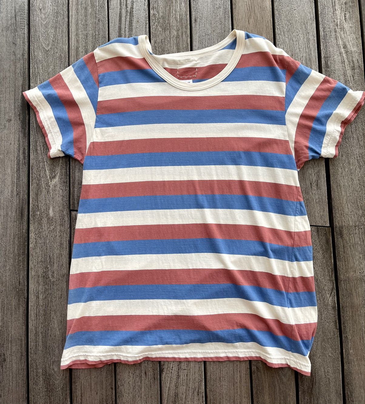 Visvim Visvim Amplus Border Tee S/S | Grailed
