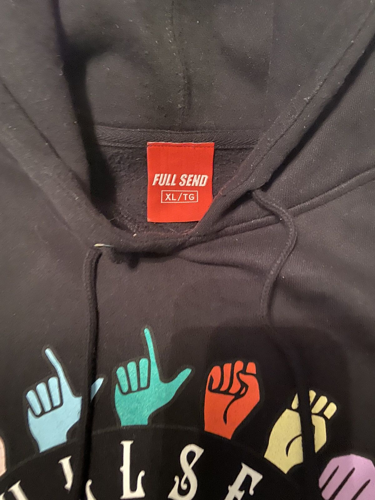 Full Send Full Send Sign Language Hoodie | Grailed