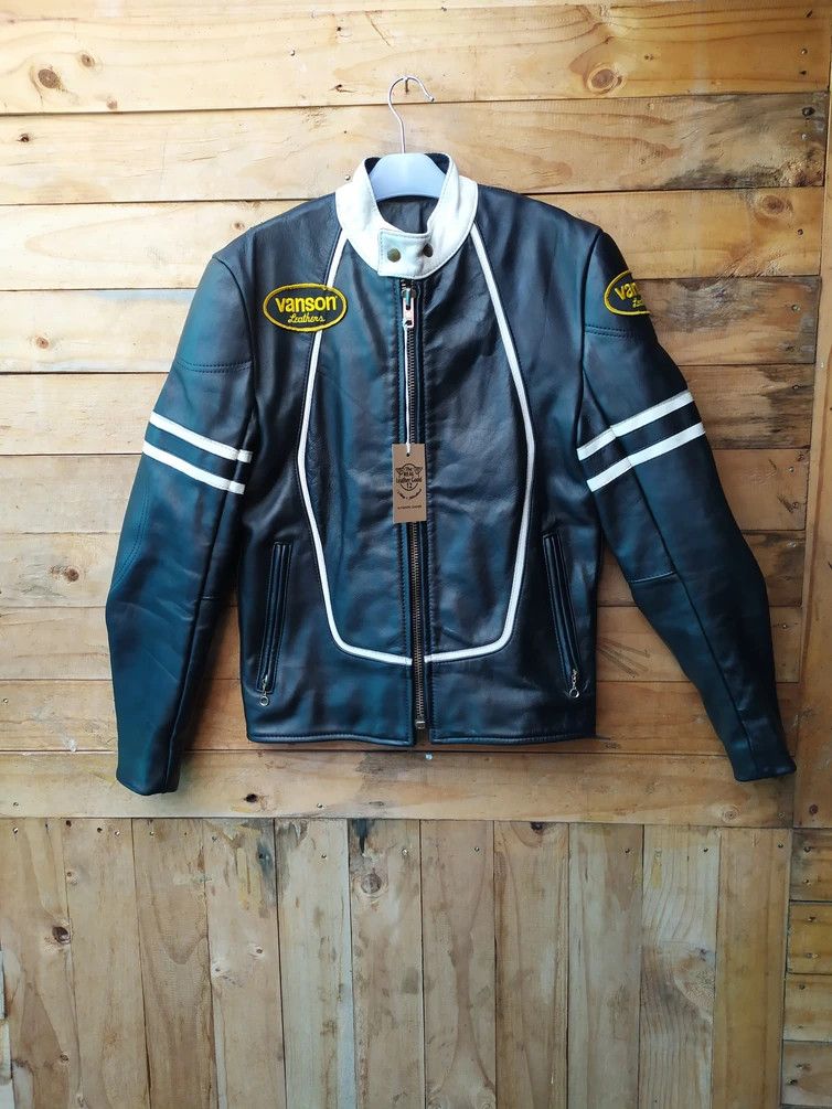 Leather Jacket × Made In Usa × Vanson Leathers VANSON RJV LEATHER ...