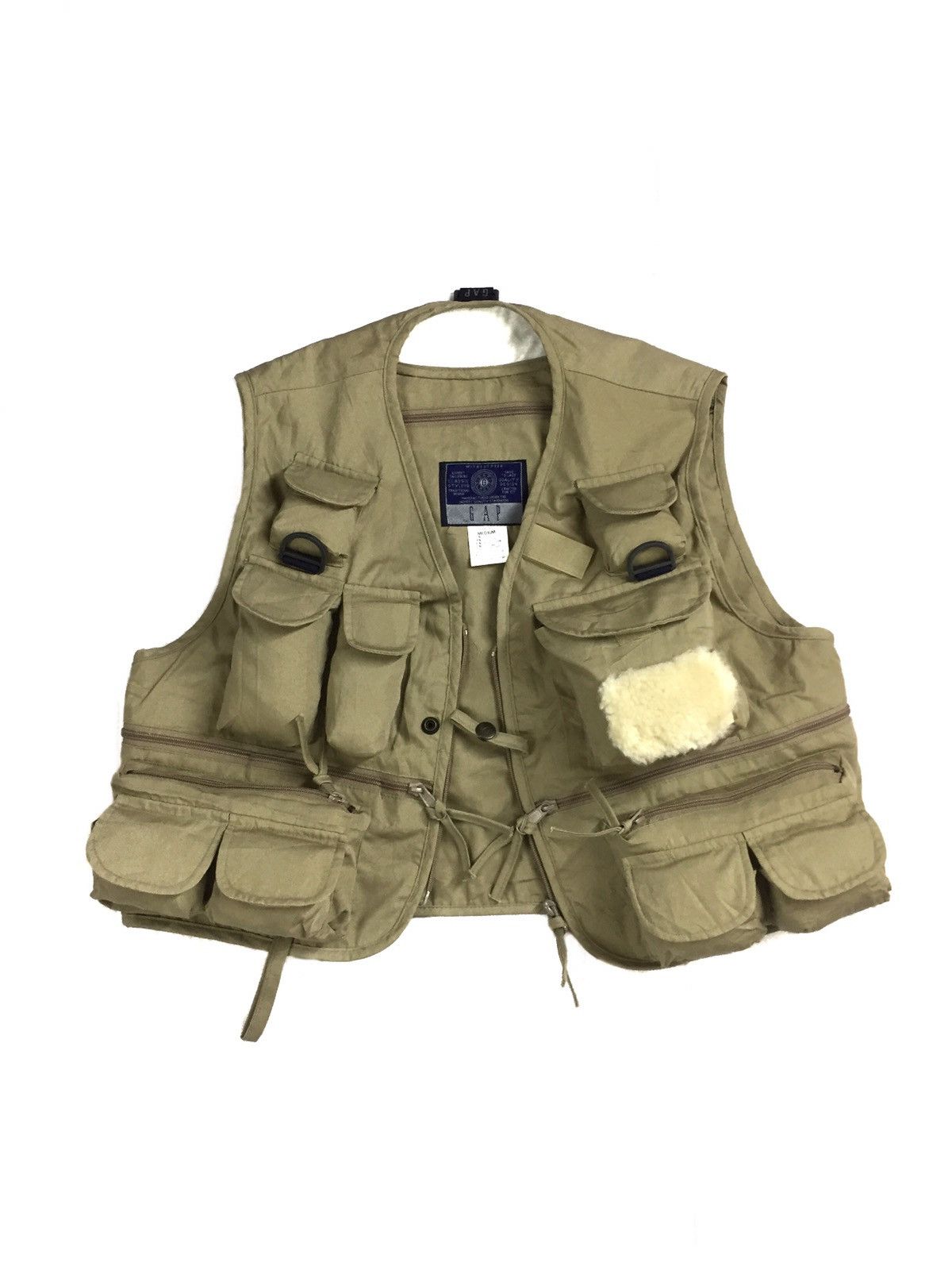 Gap × Streetwear Style Gap Tactical Militay Multipocket Utilities Vest Jacket | Grailed
