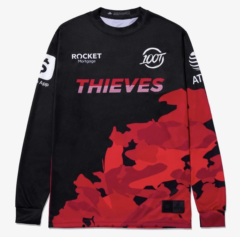 100 Thieves 100 Thieves 2021 Worlds Jersey NWT | Grailed