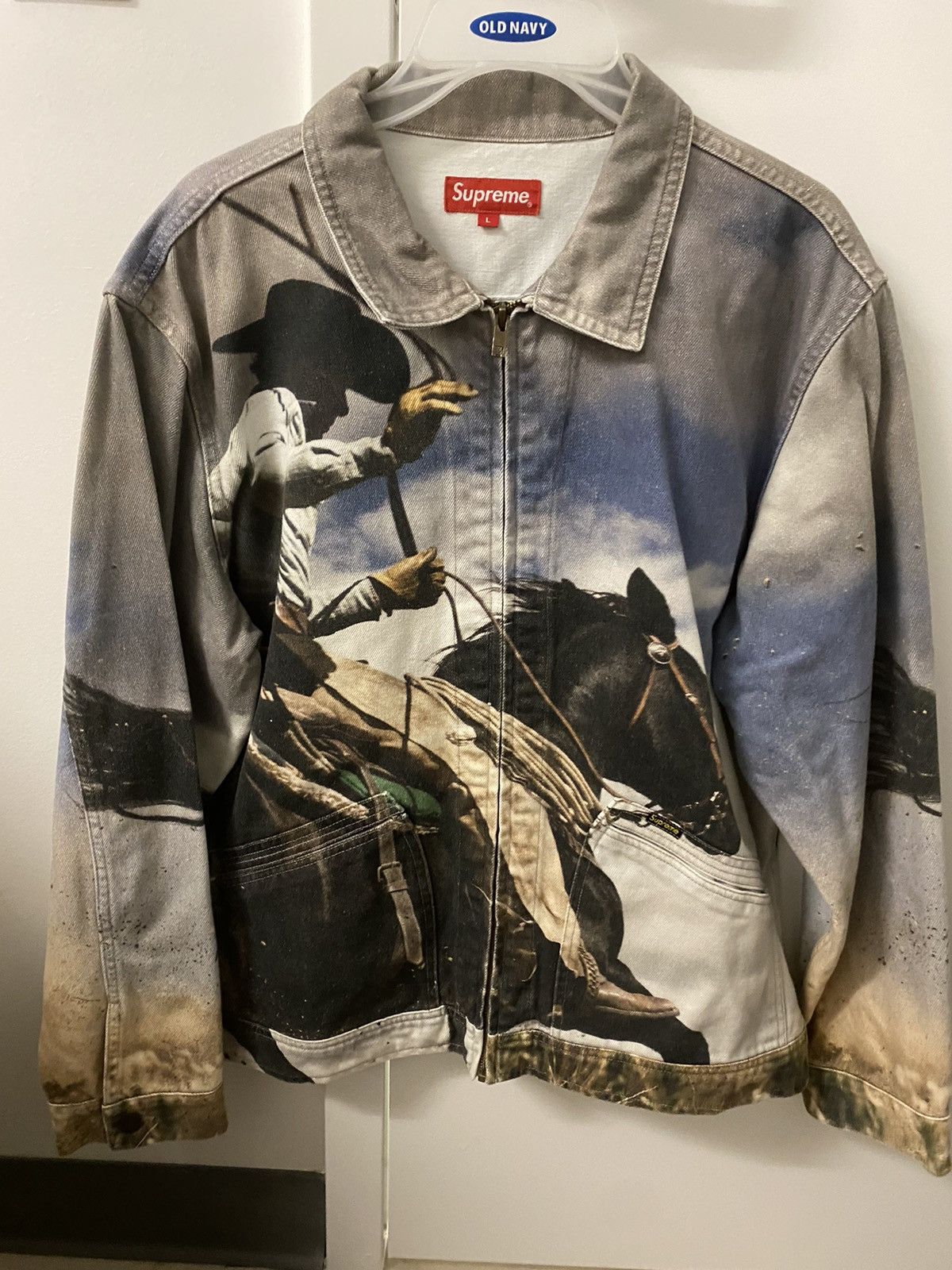 Supreme Cowboy Denim Work Jacket | Grailed