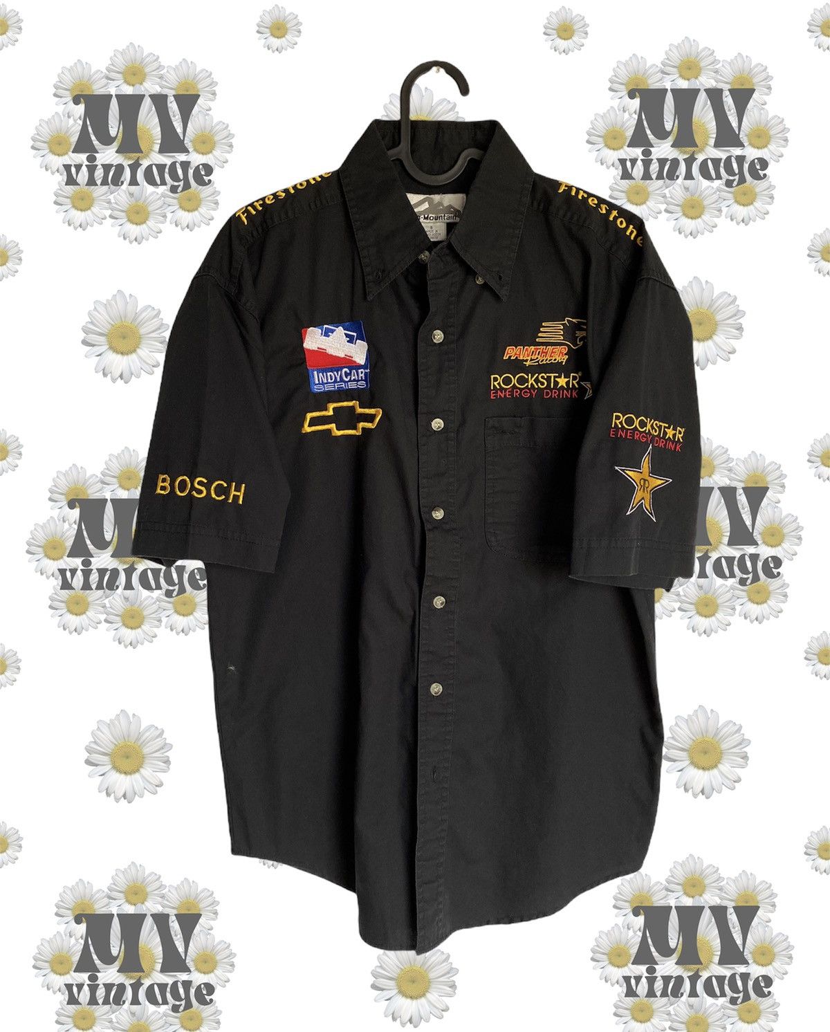 Vintage Rockstar 90s Vintage Racing Shirt Nascar Mercedes F1 | Grailed