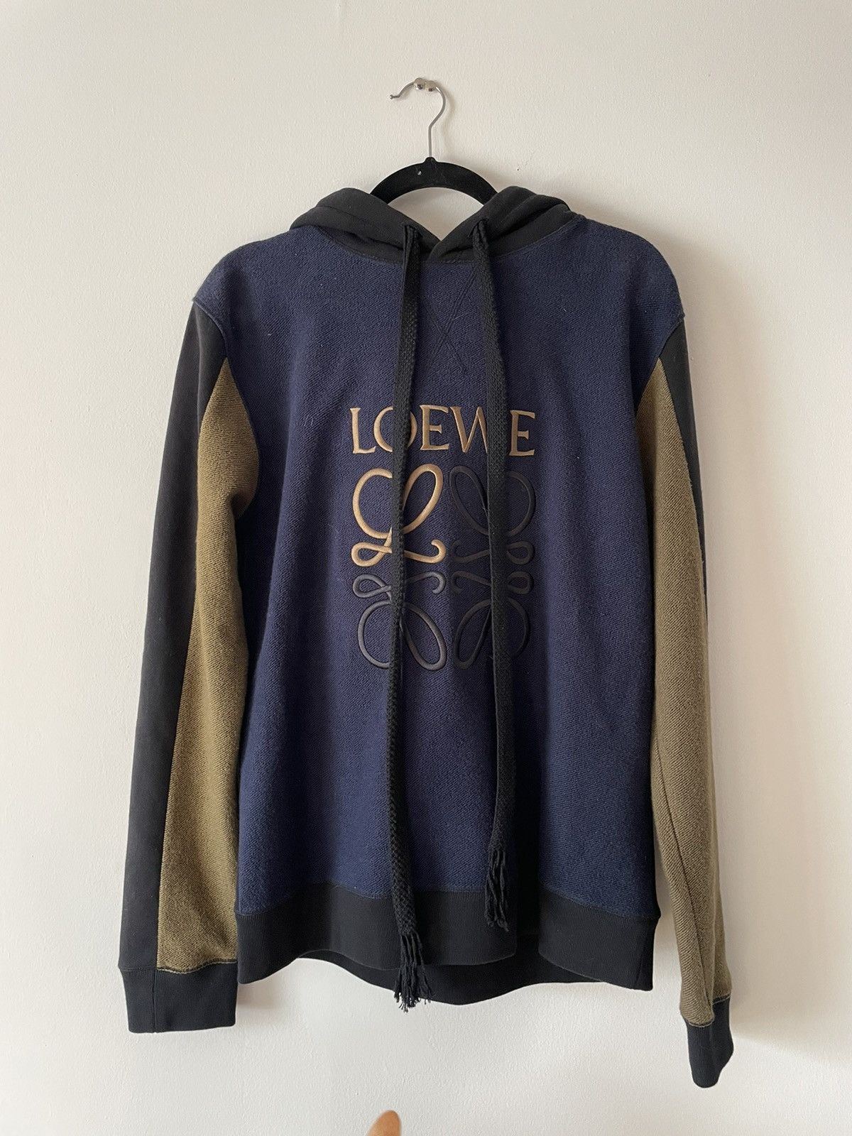 Loewe Loewe reverse knit embroidered hoodie | Grailed