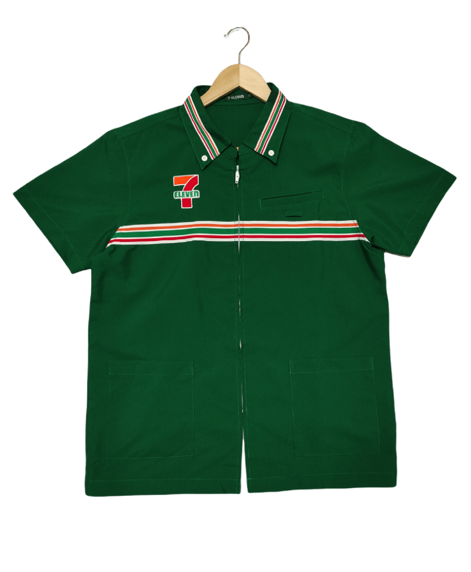 Japanese Brand × Vintage Vintage 7 eleven rainbow striped Embroidered ...
