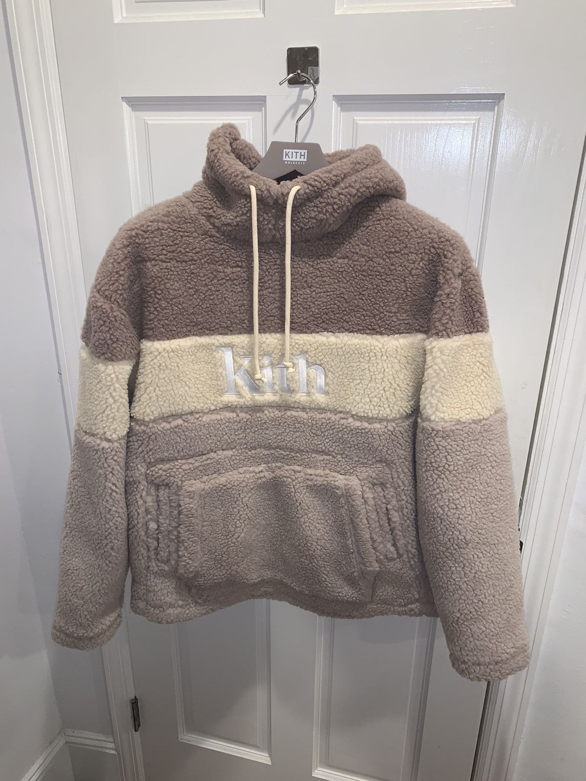 Kith Kith Sherpa Double Pocket Hoodie + KXTH palette pin included | Grailed