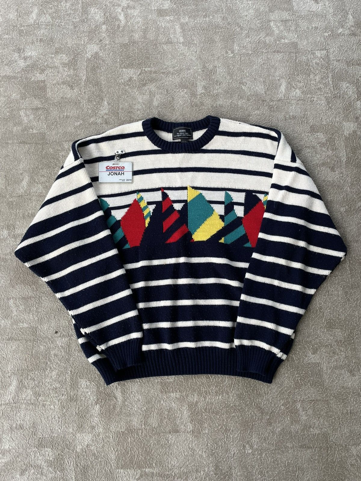 Made In Canada × Sears × Vintage Vintage 90’s Sears Flags Knit Sweater ...
