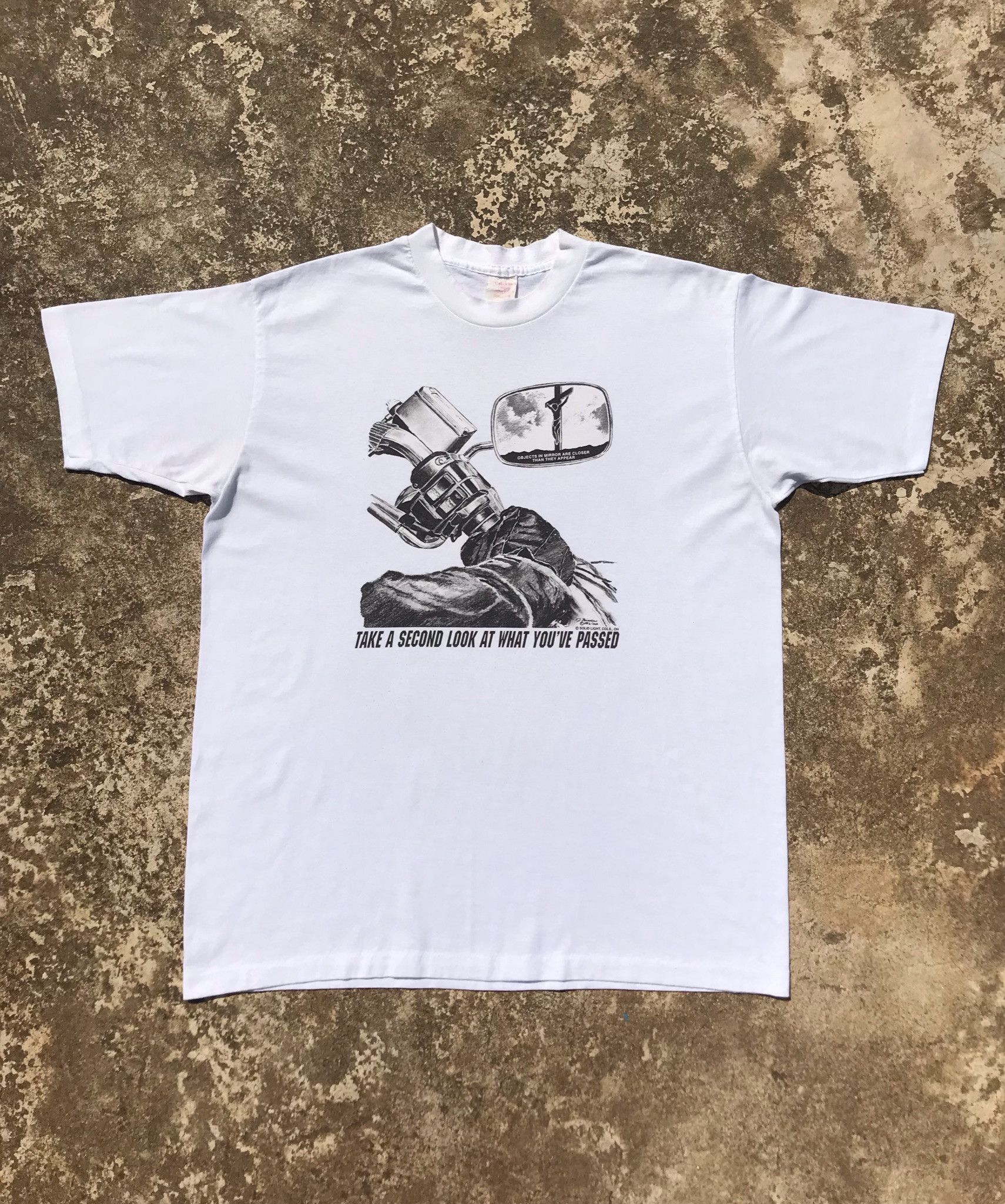Vintage Vintage 90s Jesus Motorcycle Easy Rider T Shirt | Grailed
