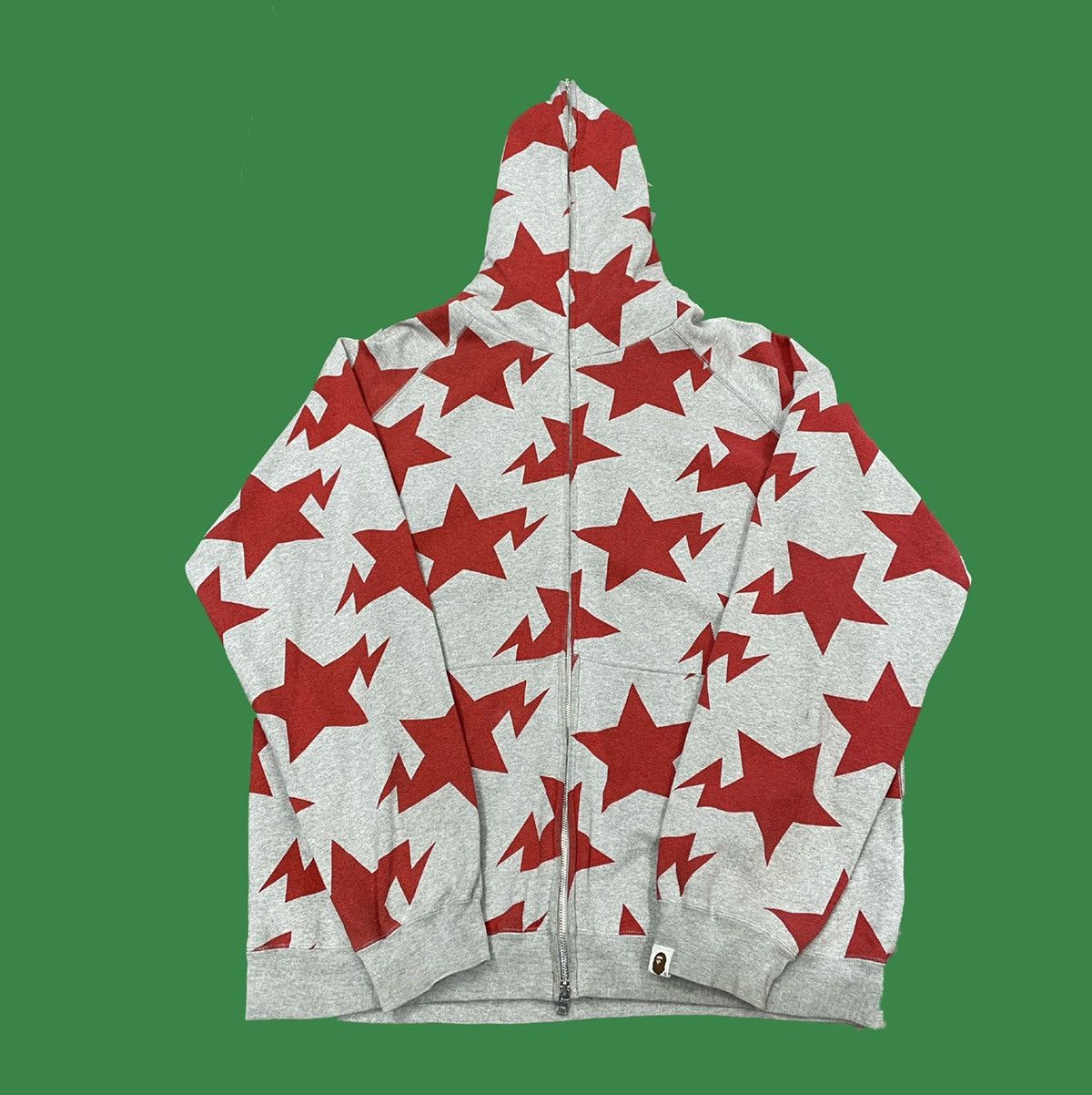 Bape Bape bapesta star full zip hoodie | Grailed