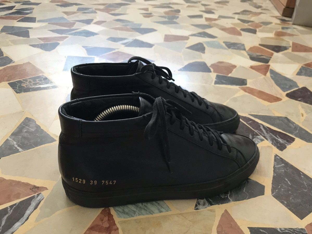 Common Projects Common Project high top black 39 | Grailed