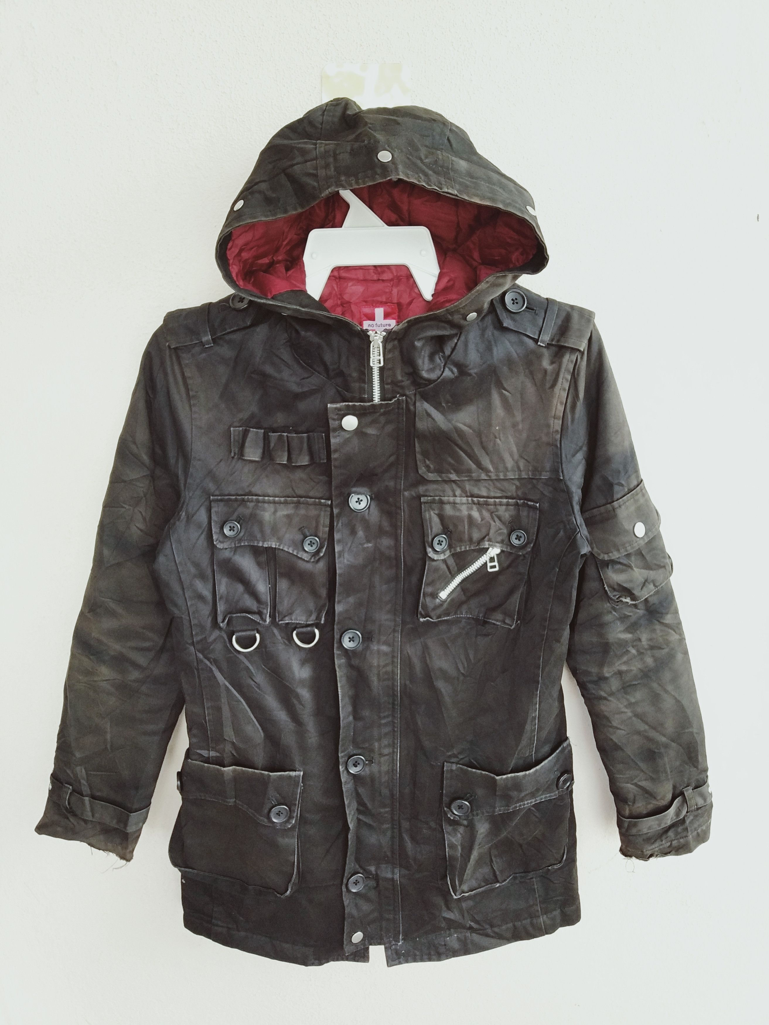 Japanese Brand 🔥RARE🔥No Future Punk Style Faded Distressed Jacket | Grailed