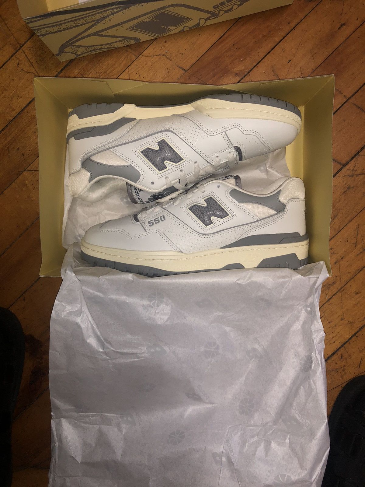 Aime Leon Dore × New Balance NB ALD 550 Grey | Grailed