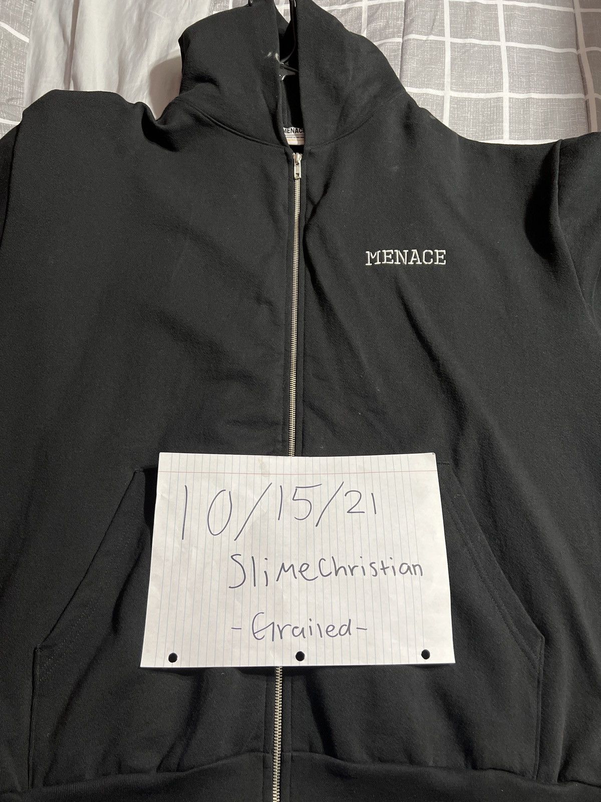 Menace Menace Gun Range Member Zip-Up | Grailed