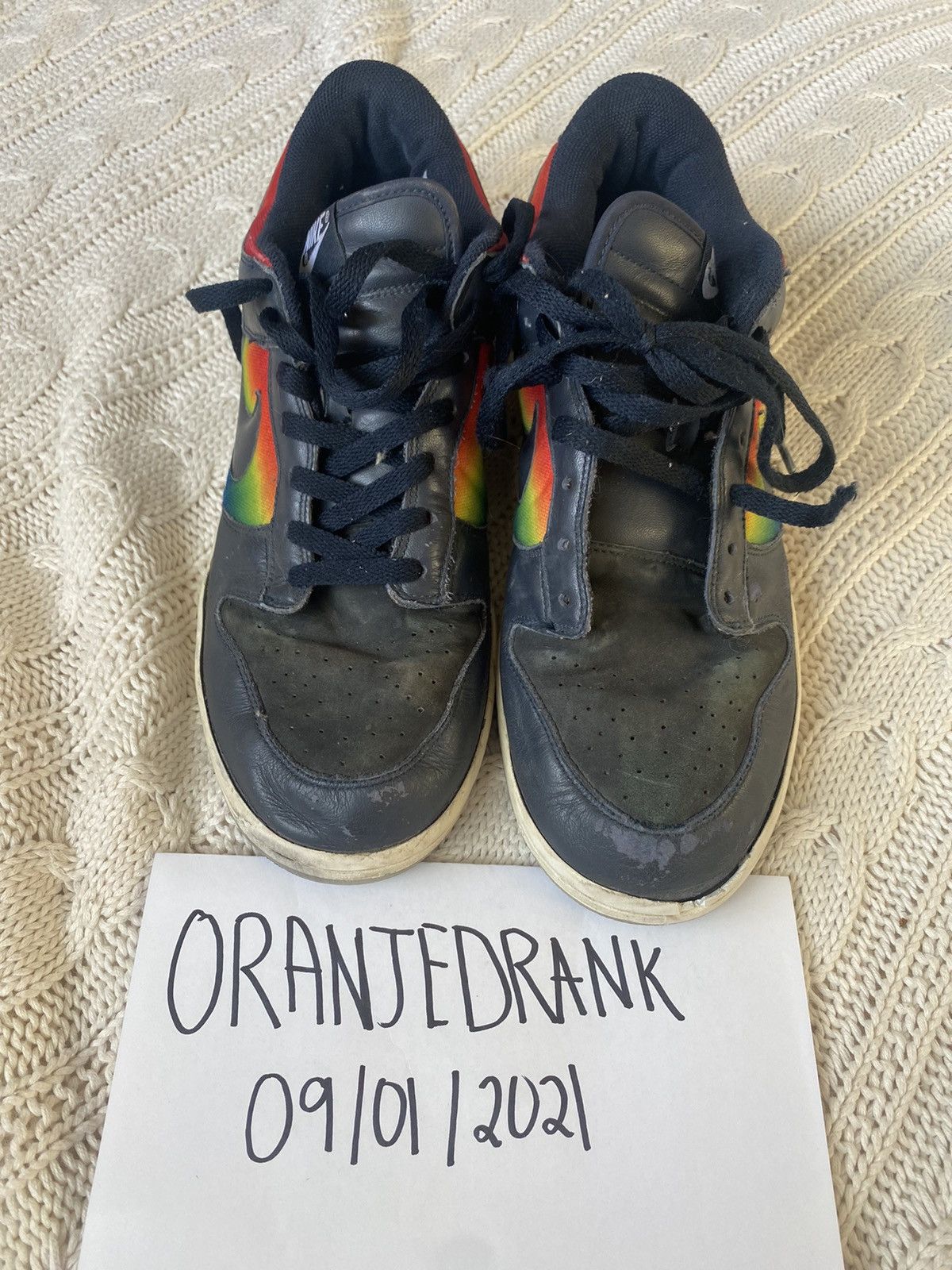 Vintage sb dunk rainbow | Grailed