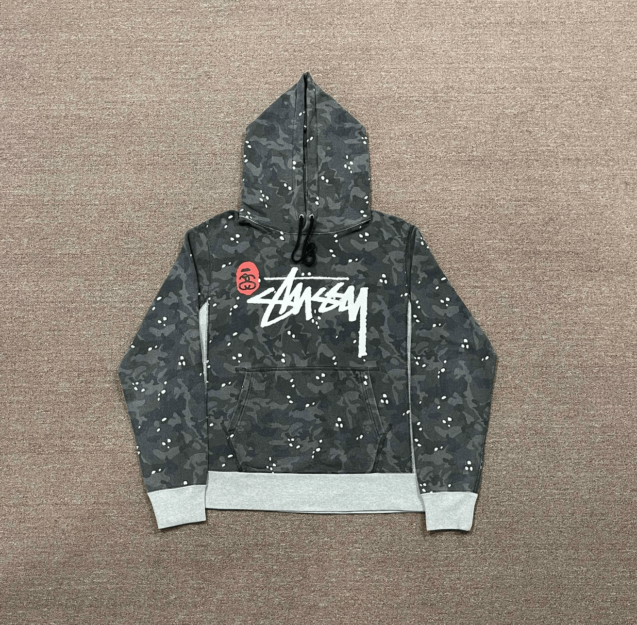 Bape Bape X Stussy Pullover Hoodie | Grailed