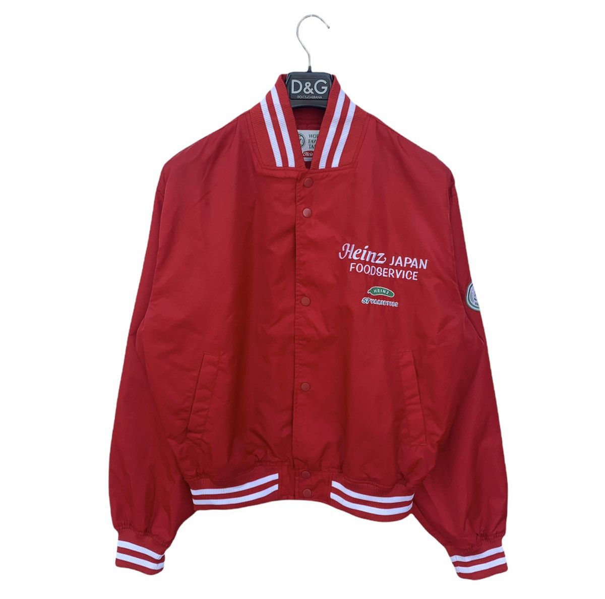 Vintage Final Drop Vintage Heinz Japan Food Service Varsity Jacket ...
