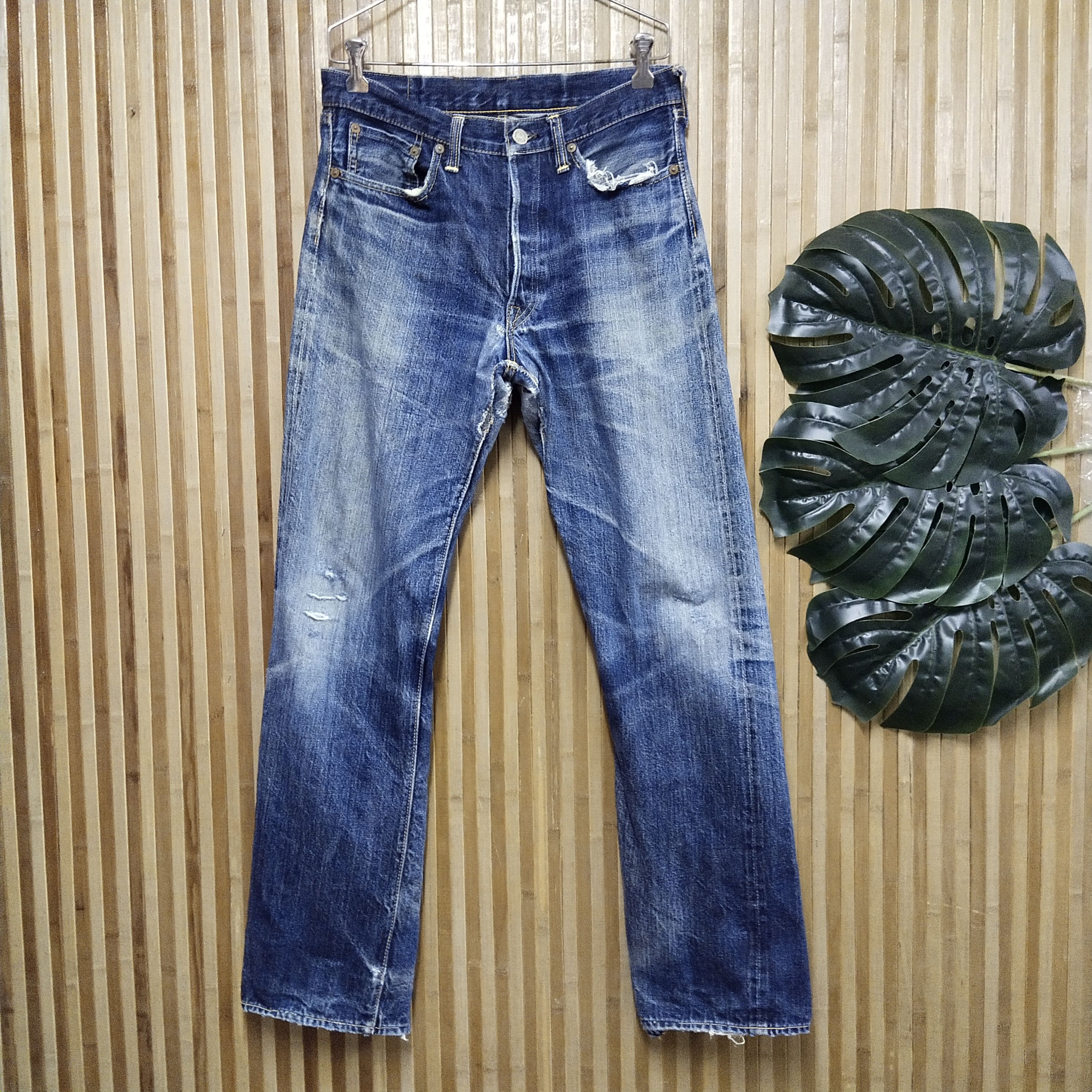 Vintage Joe Mccoy Selvedge Jeans / Distressed | Grailed