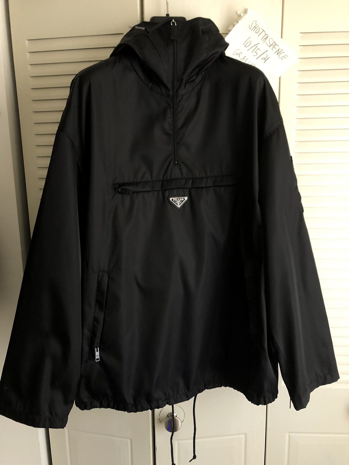 Prada Prada Nylon Gabardine Anorak Jacket | Grailed