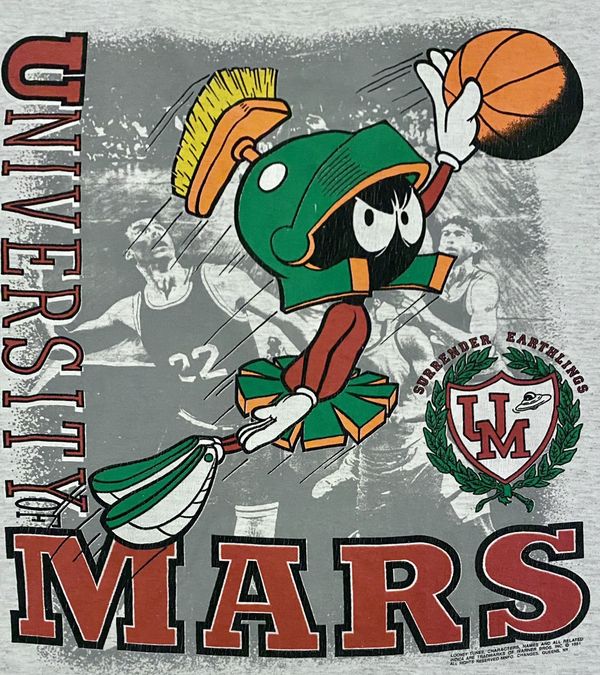 Vintage 1991 Looney Tunes University of Mars | Grailed