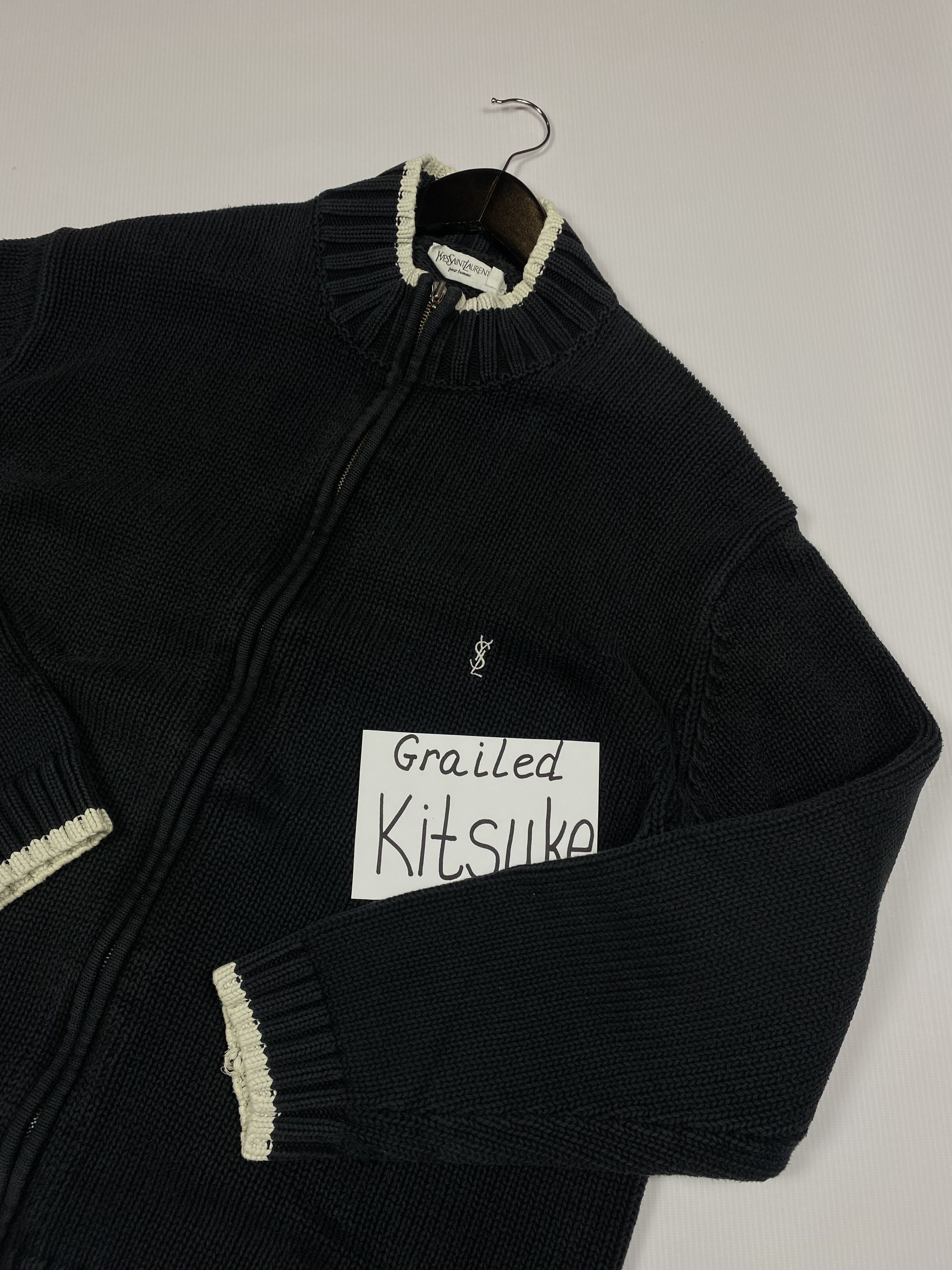 Ysl Pour Homme 🔥LAST DROP🔥Yves Saint Laurent YSL zip sweater | Grailed