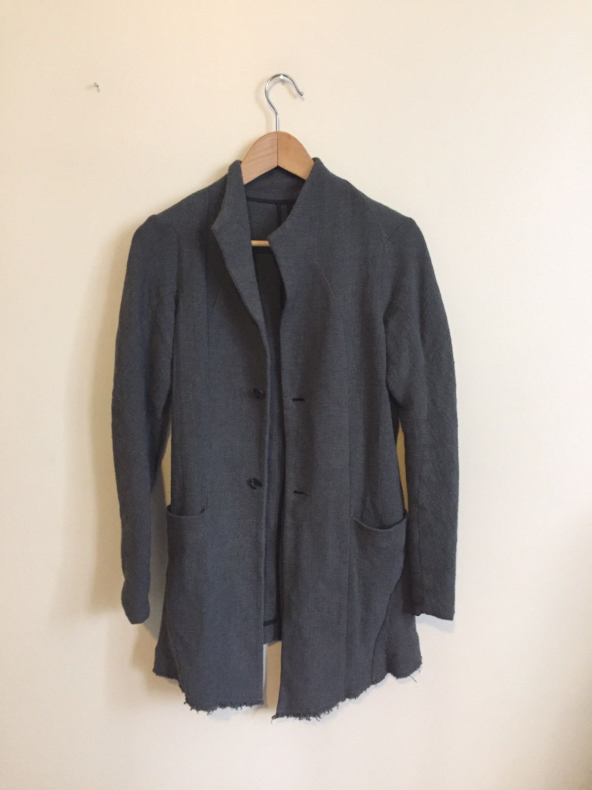 Devoa Throne collar long jacket | Grailed