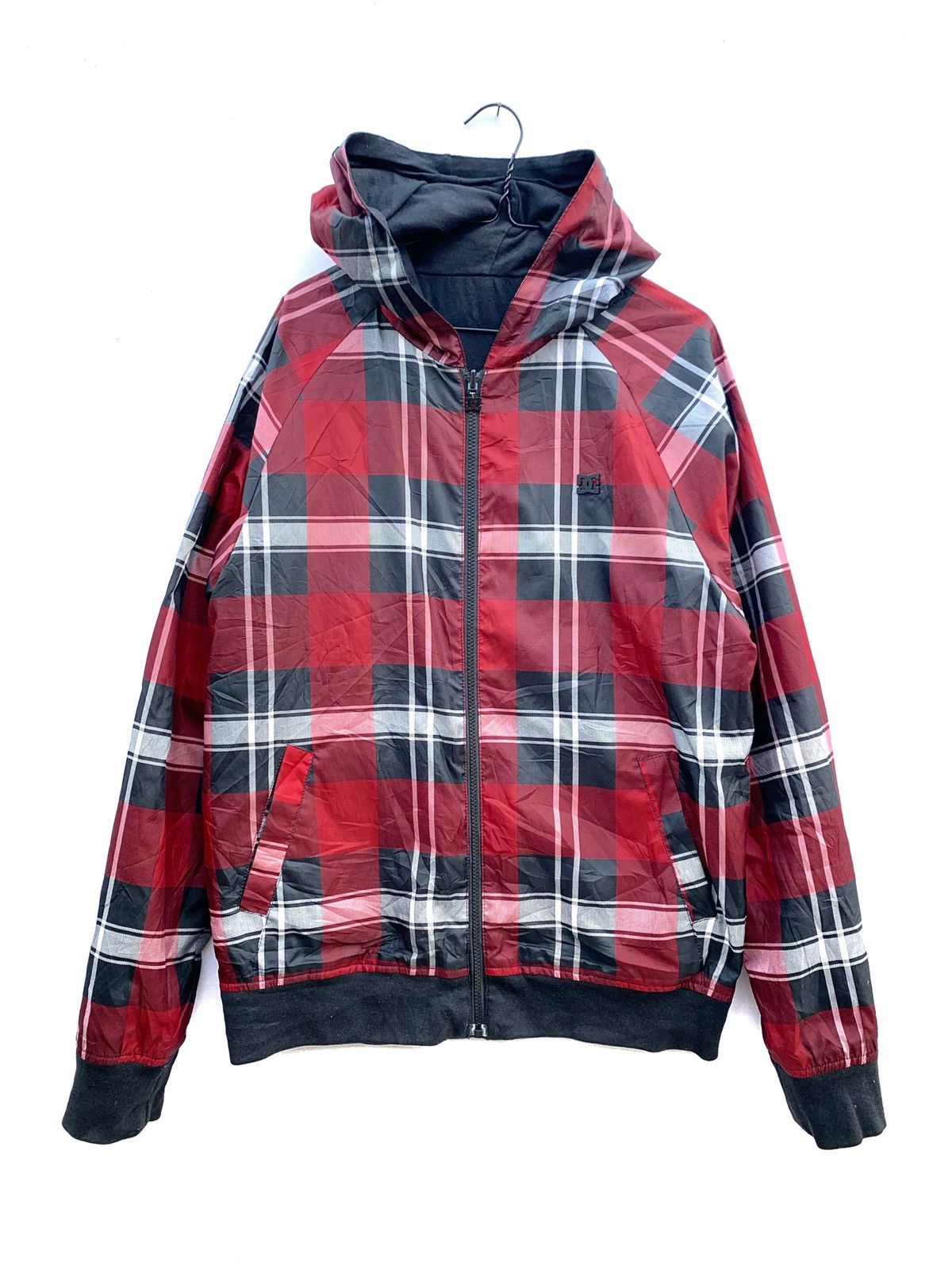 Dc Reversible DC big logo Checkered Jacket | Grailed