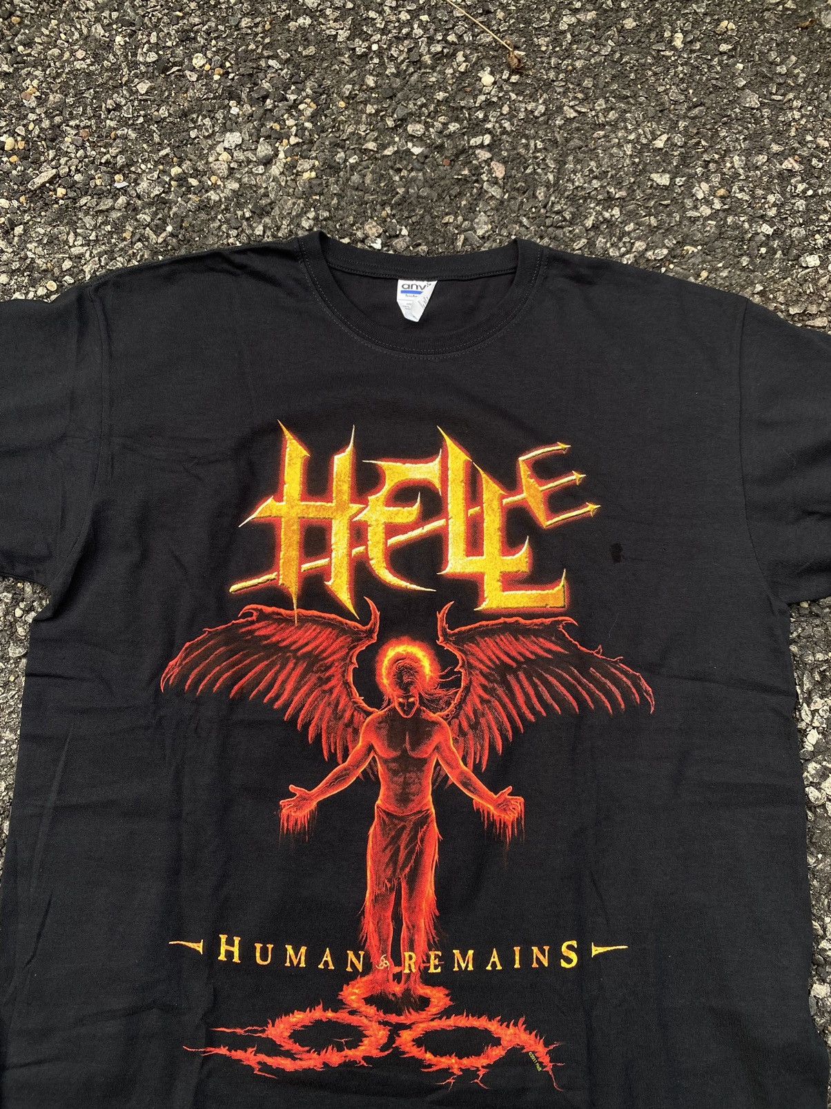 Band Tees × Tour Tee × Vintage Vintage HELL Human Remains Heavy Metal Band T Shirt | Grailed