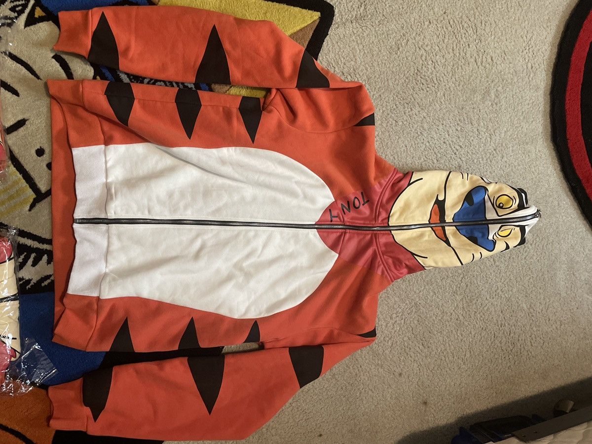 Designer Slumpy Kev full zip Tony the Tiger hoodie | Grailed