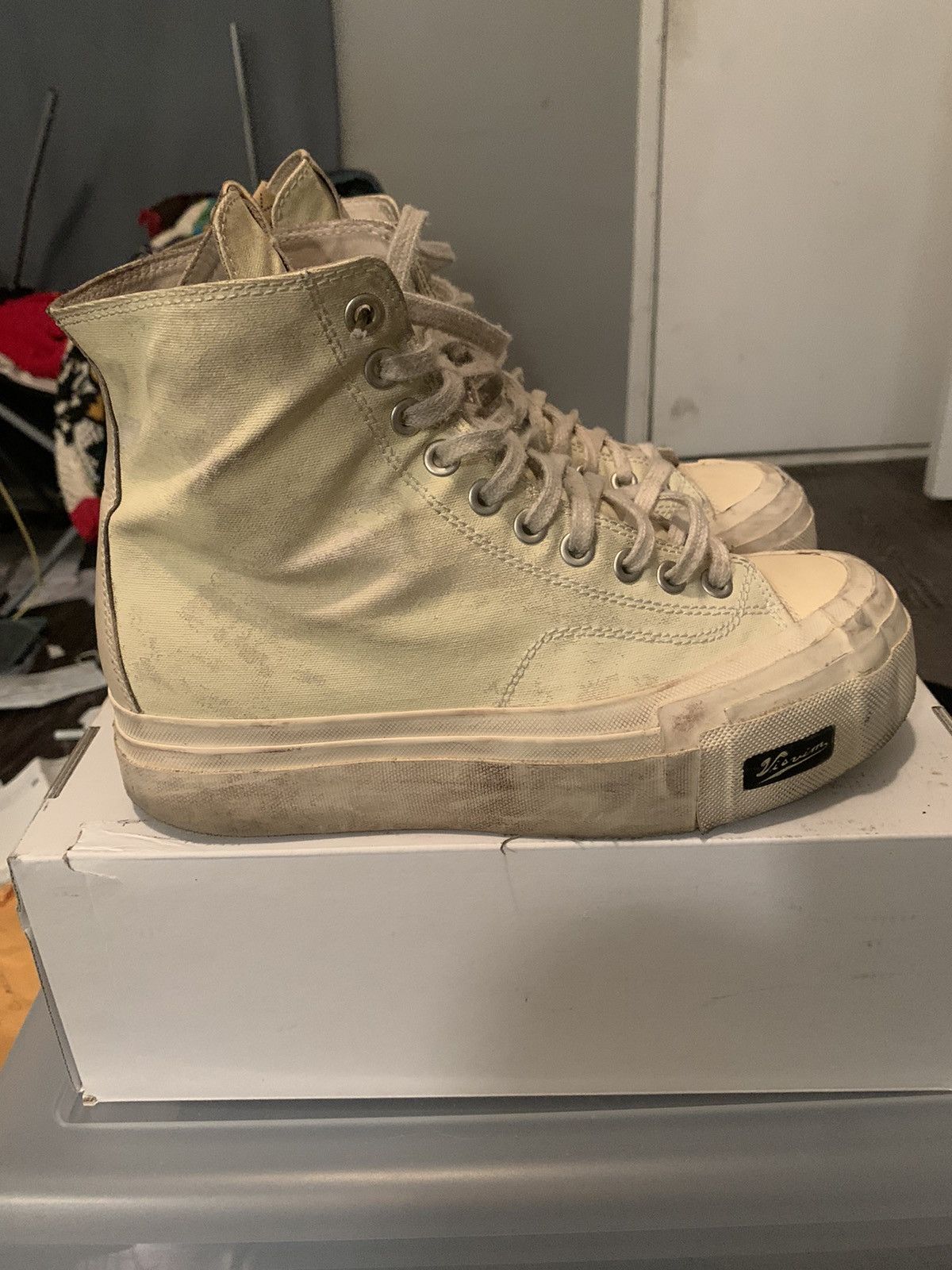 Visvim Visvim skagway Hi G Pattern Ivory | Grailed