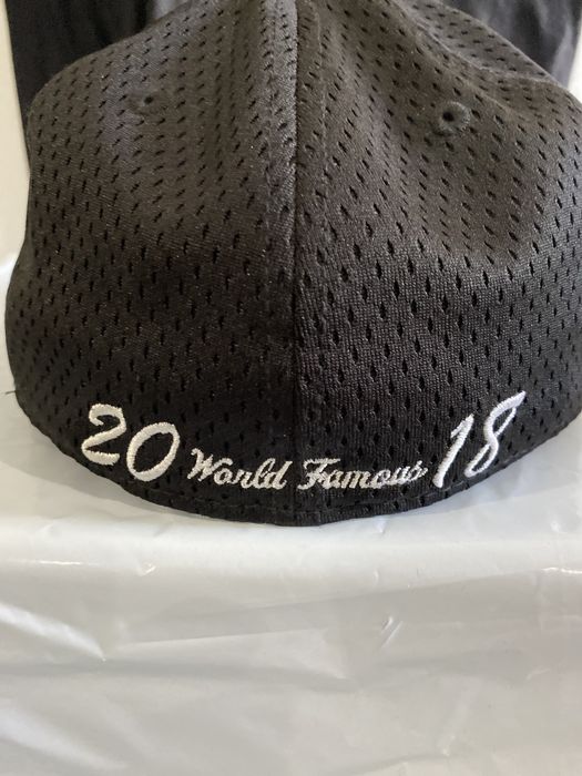 Supreme Black Supreme New Era World Famous 2018 Mesh Box Logo Cap | Grailed