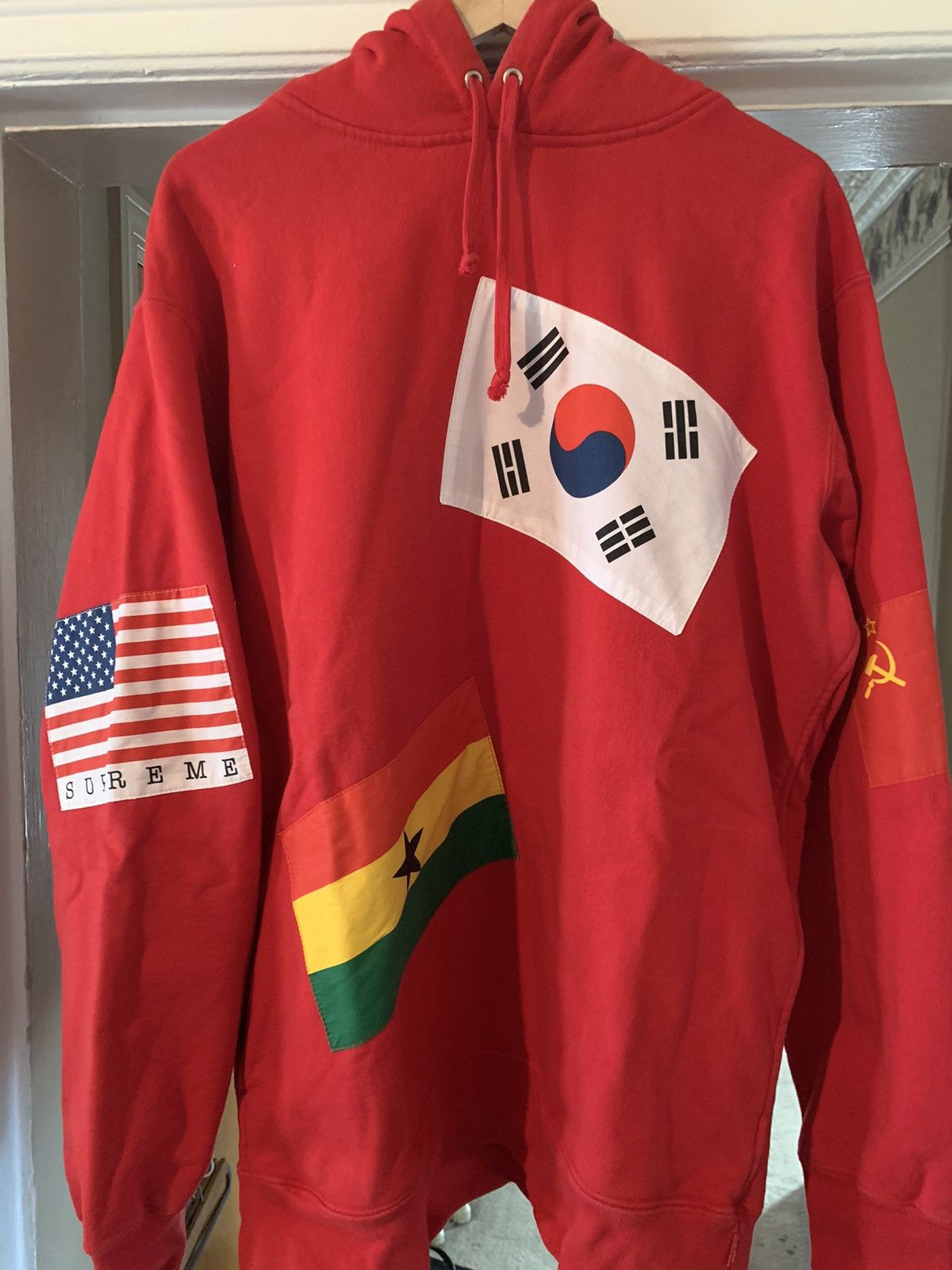 Supreme Supreme Flags Hoodie | Grailed