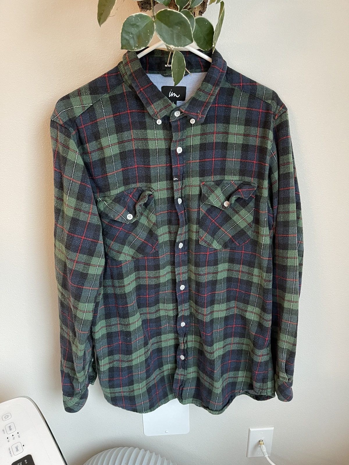 Flannel × Pacsun Green, Blue, and Red Flannel / button down. Nice and ...