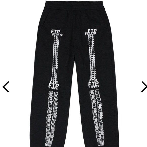 Fuck The Population XXL FTP SKELETON SWEATPANTS BLACK LOGO | Grailed
