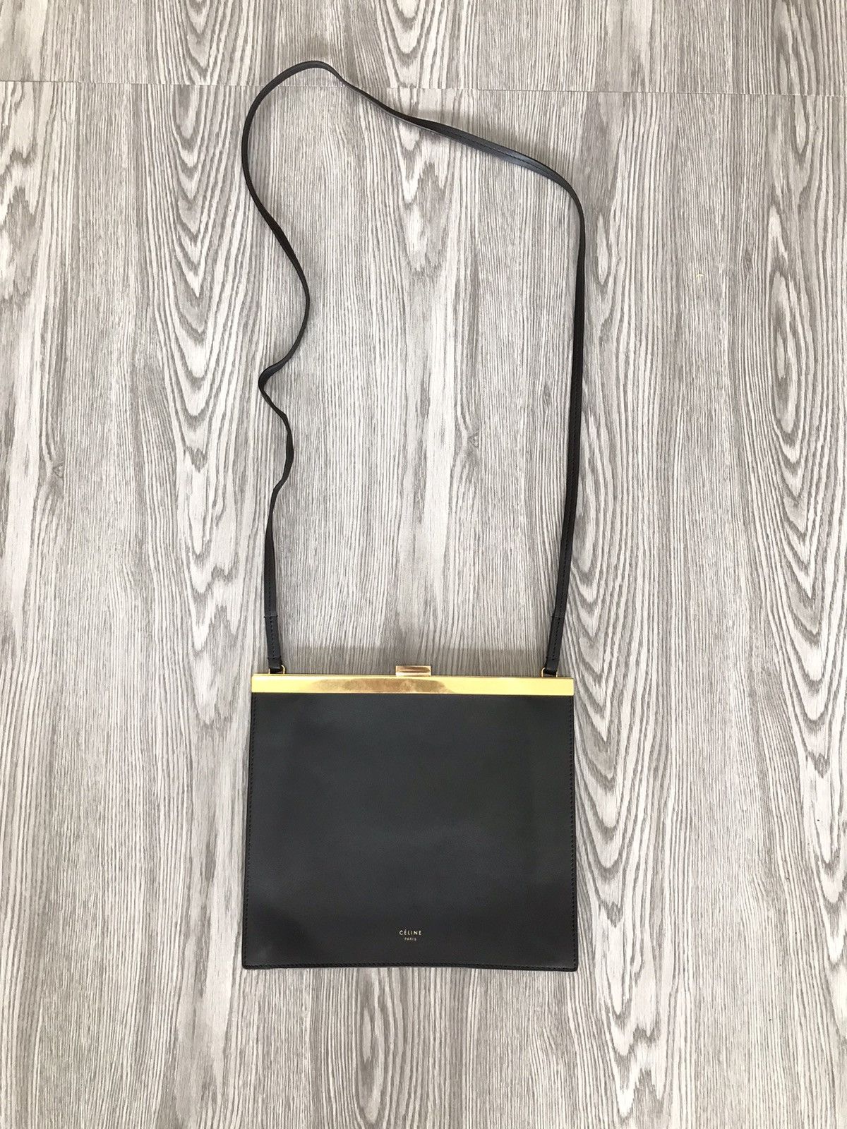 Celine Celine mini clasp crossbody bag | Grailed