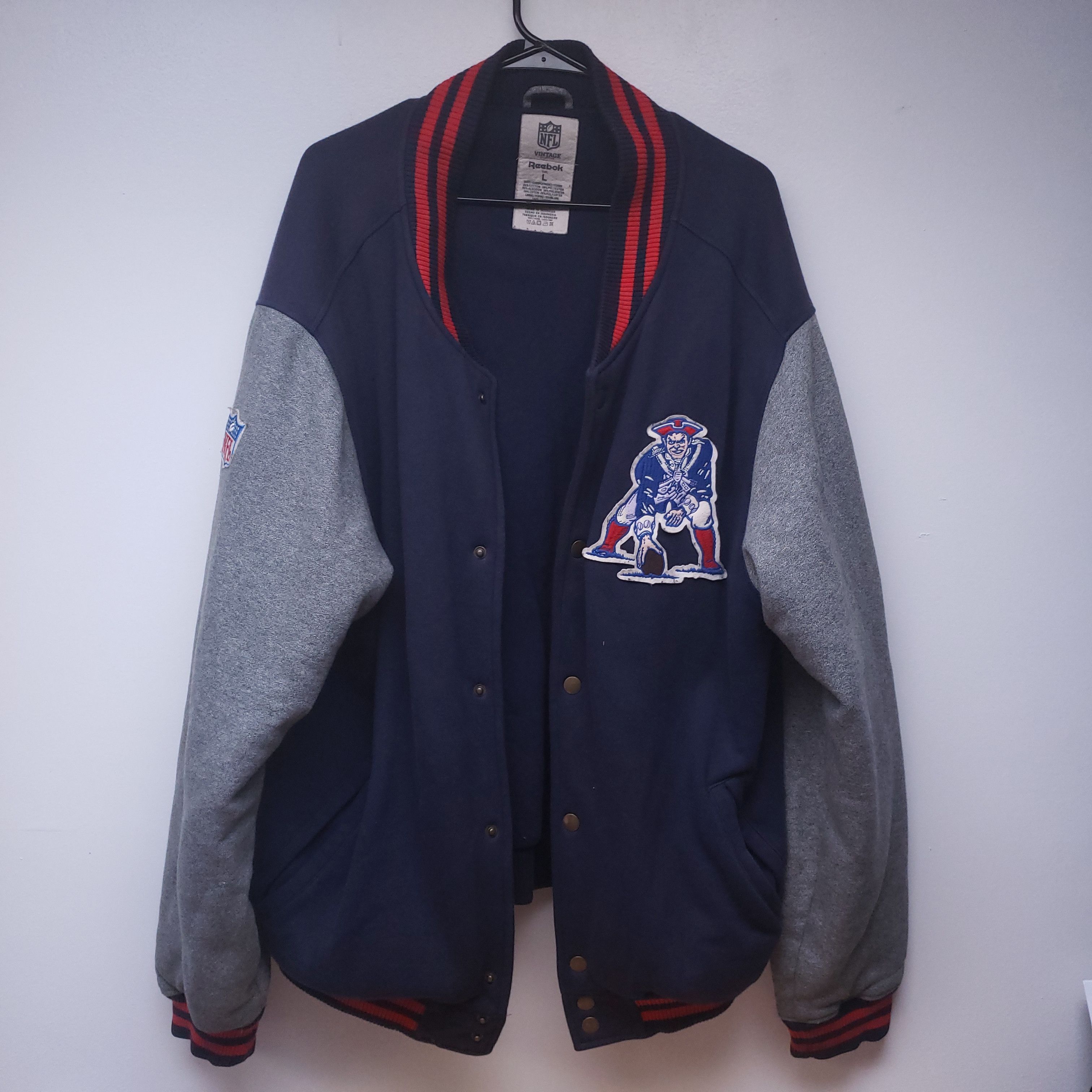 NFL × Vintage Vintage New England Patriots Varsity Style Jacket | Grailed