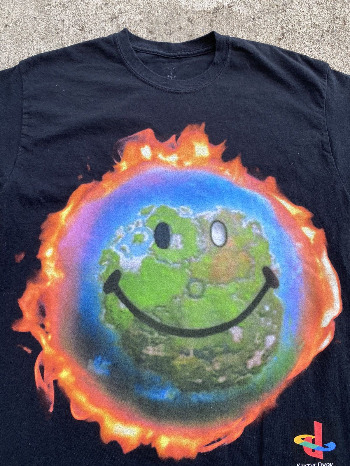 Streetwear × Travis Scott Travis Scott Fortnite Burning Earth Face ...