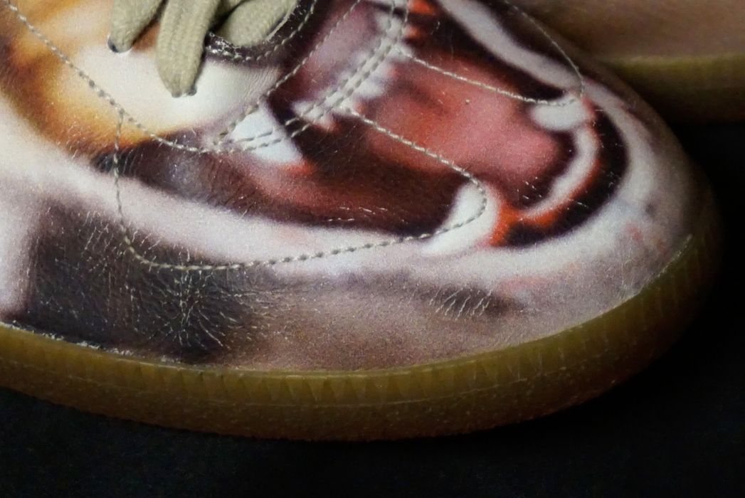 Maison Margiela High Top Tiger Leather GATs Replica MMM White Leather ...