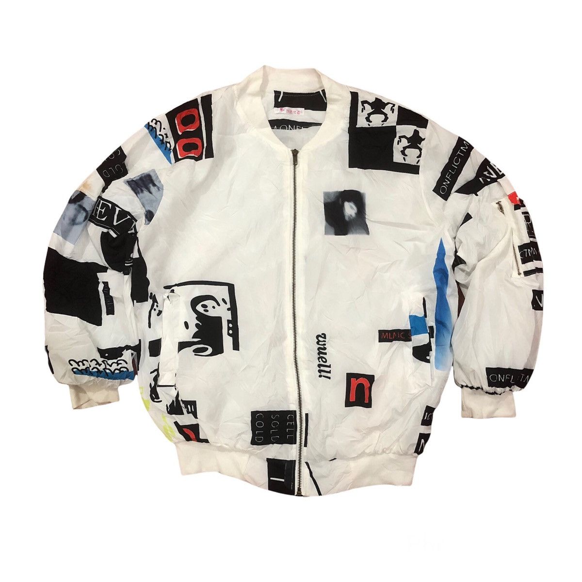 Custom × Designer × Japanese Brand Chaos Bomber Jacket Inspired Raf ...