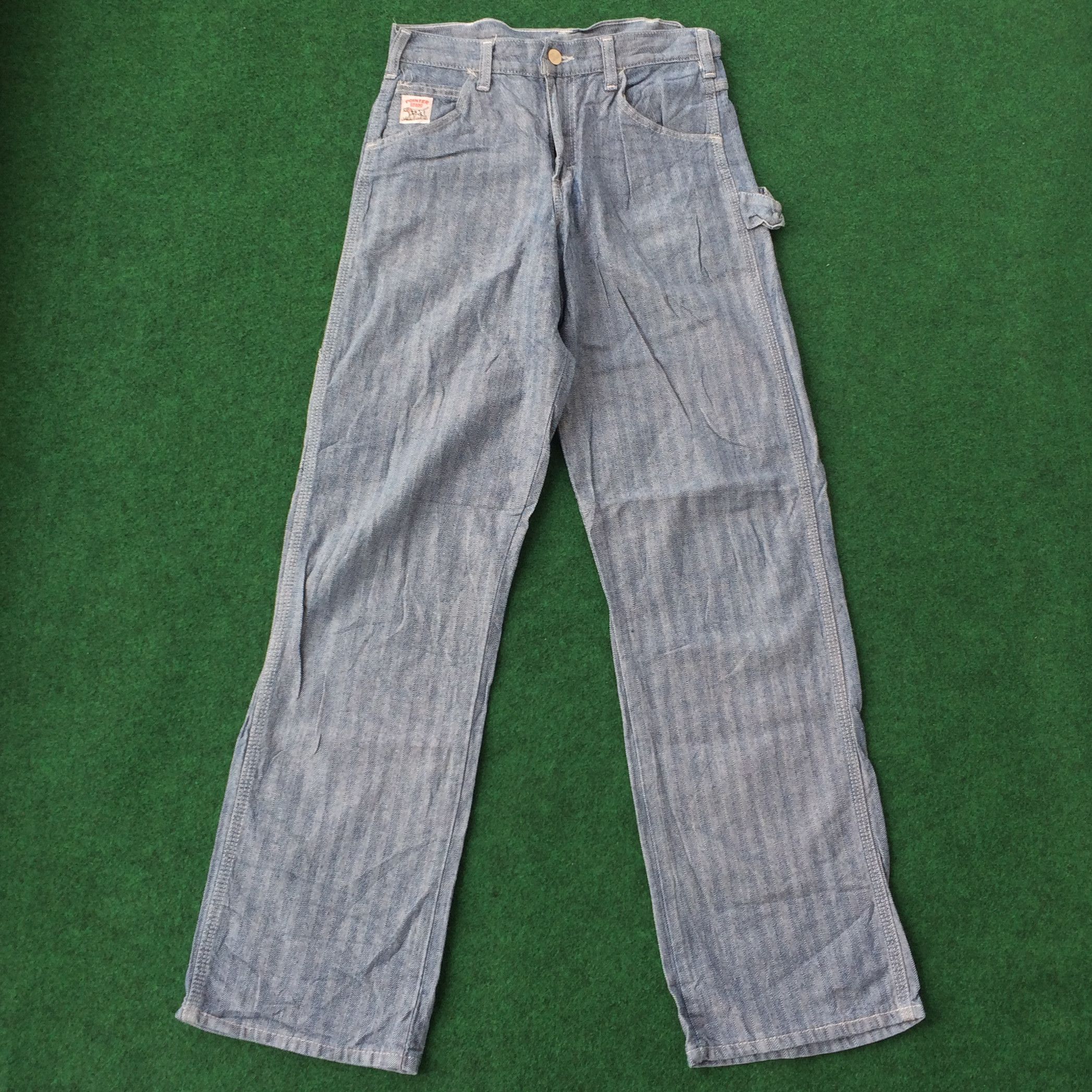 Pointer Pointer Jeans Hickory Stripe Streetwear Workwear Jeans | Grailed