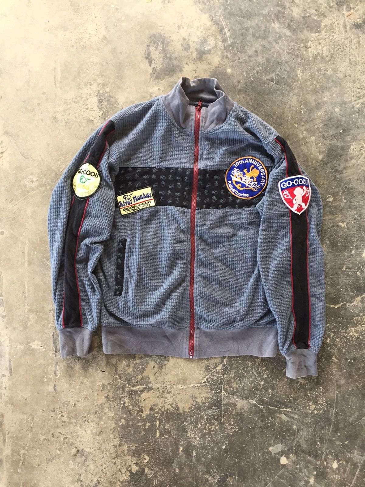 Japanese Brand × Vintage VINTAGE GO-COO MONKEY FULL PATCHERS STYLE ...