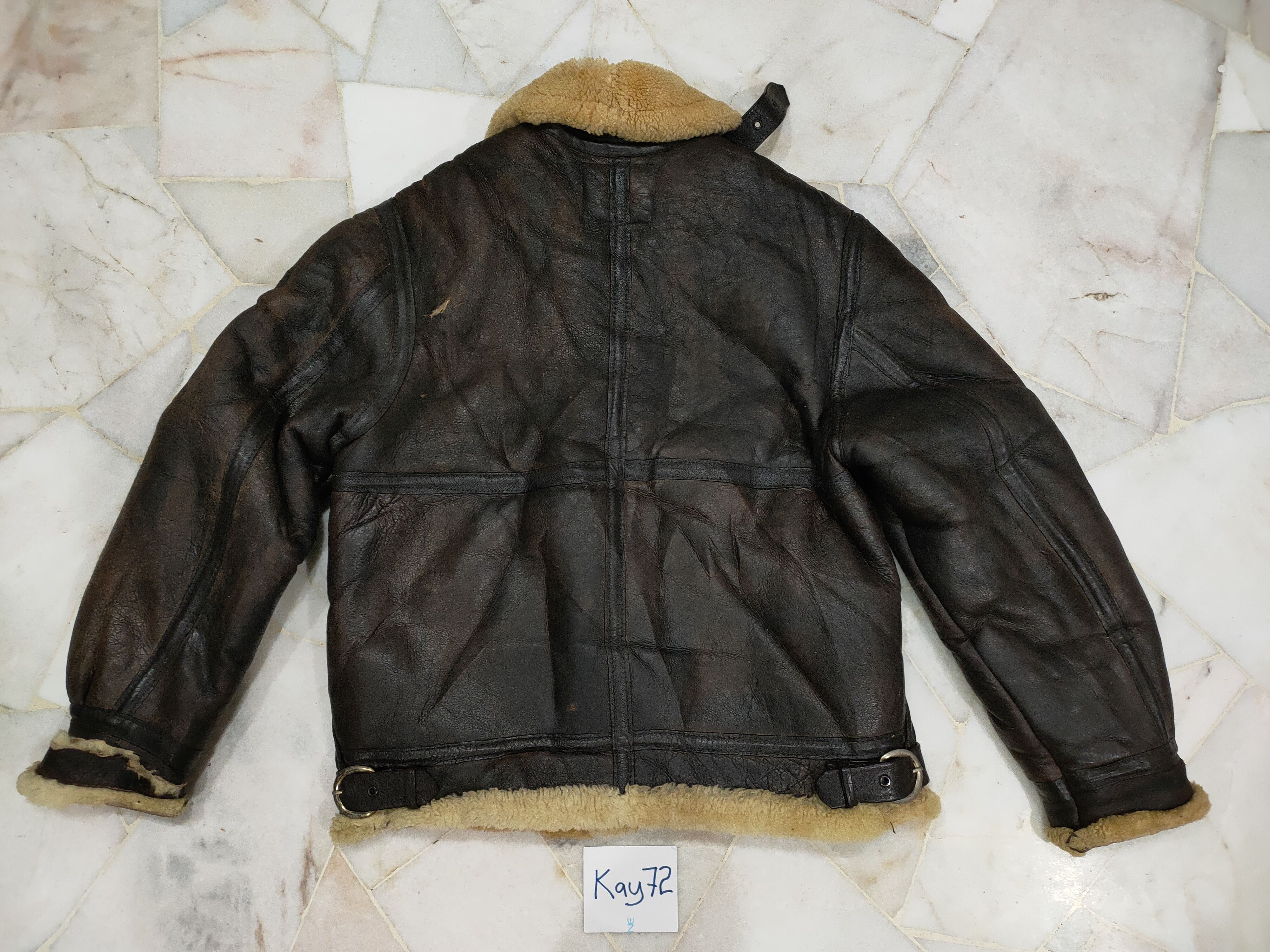 Schott TYPE B-3 SCHOTT JACKET LEATHER | Grailed