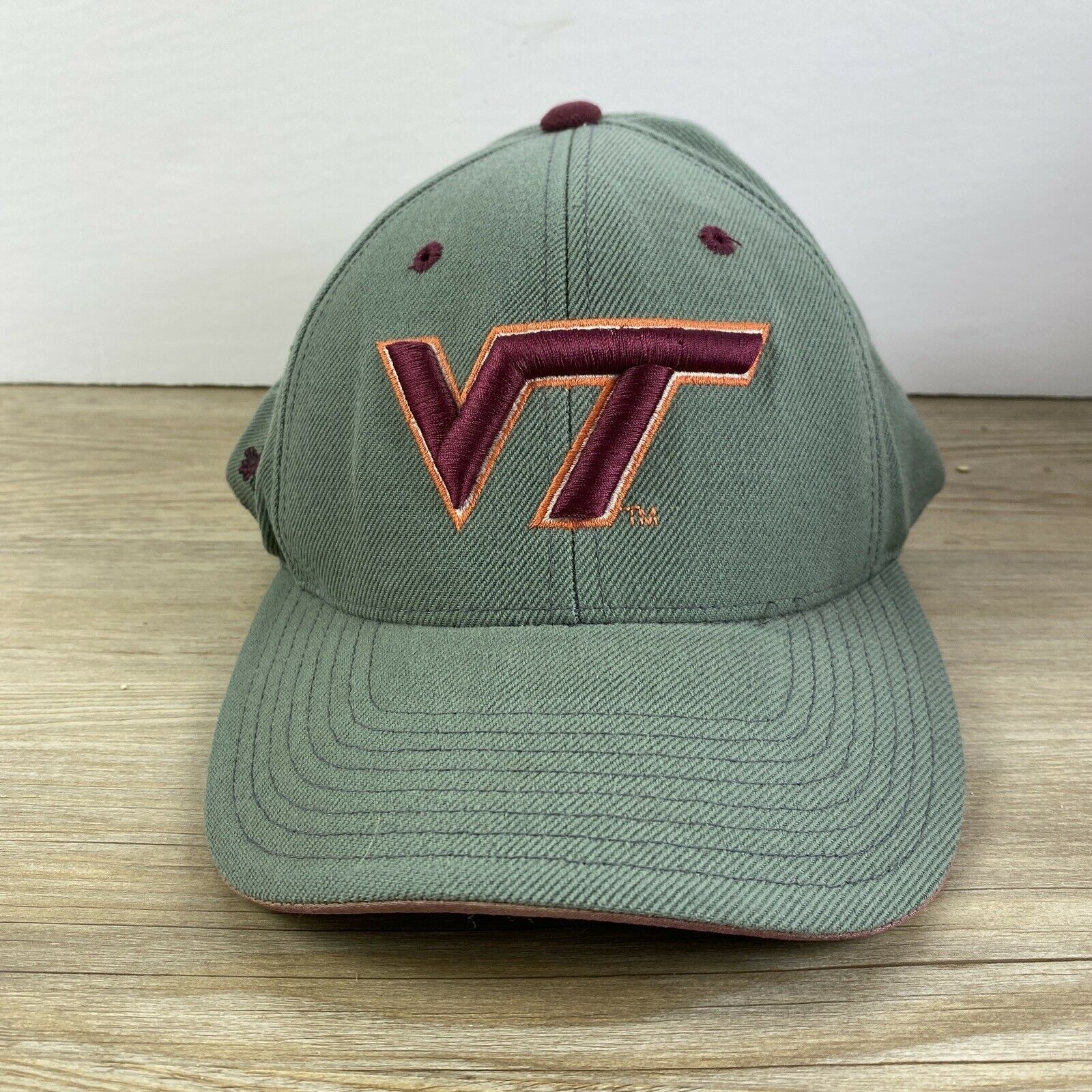 Colosseum Athletics Virginia Tech Hokies Gray Strap Hat Cap | Grailed