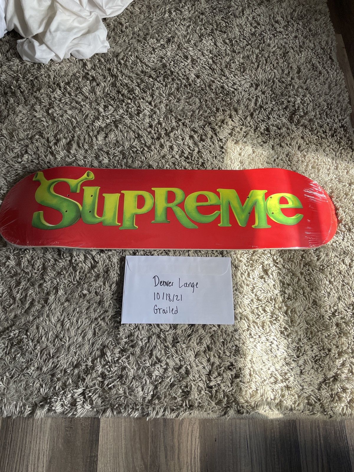 Supreme Supreme Shrek Skateboard Deck Board (Red) | Grailed