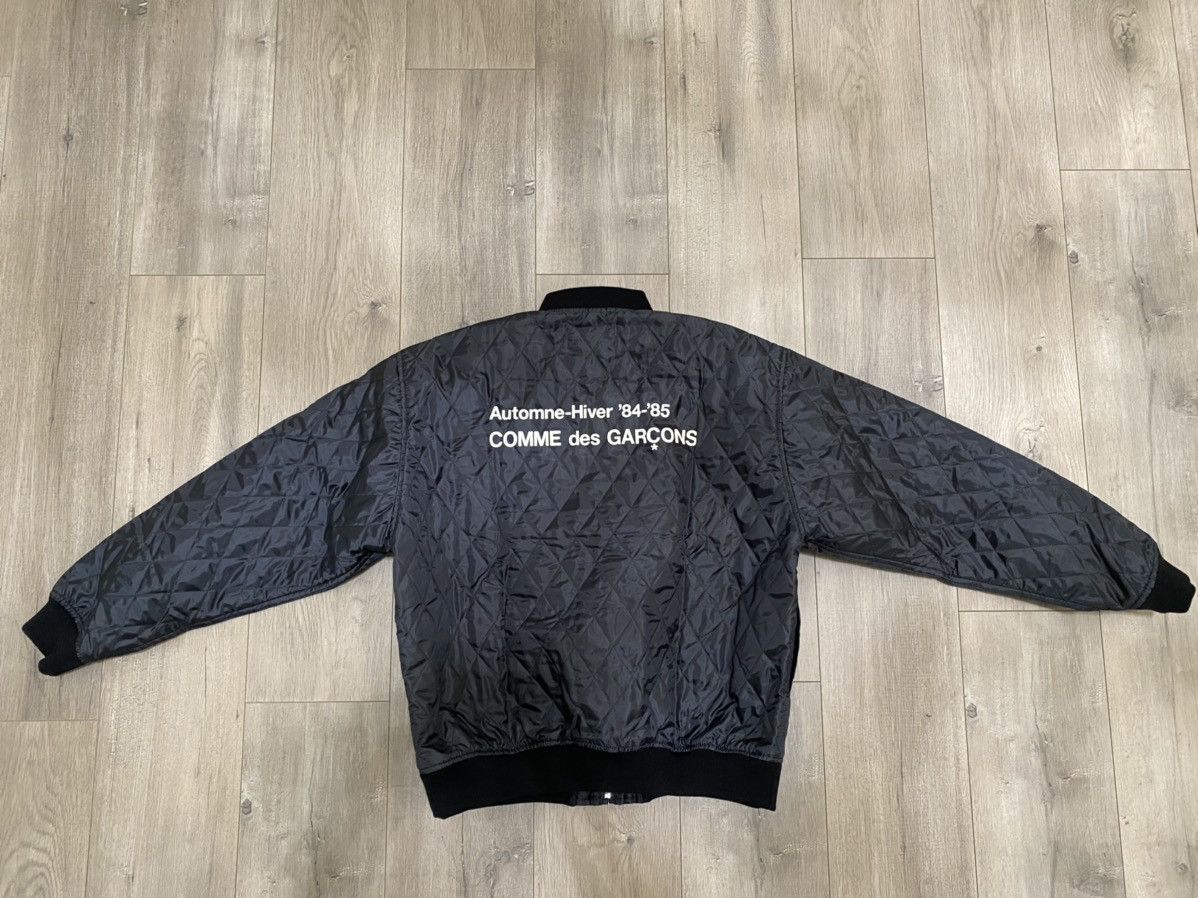 CDG Quilted Bomber Staff Puffer Jacket | Grailed